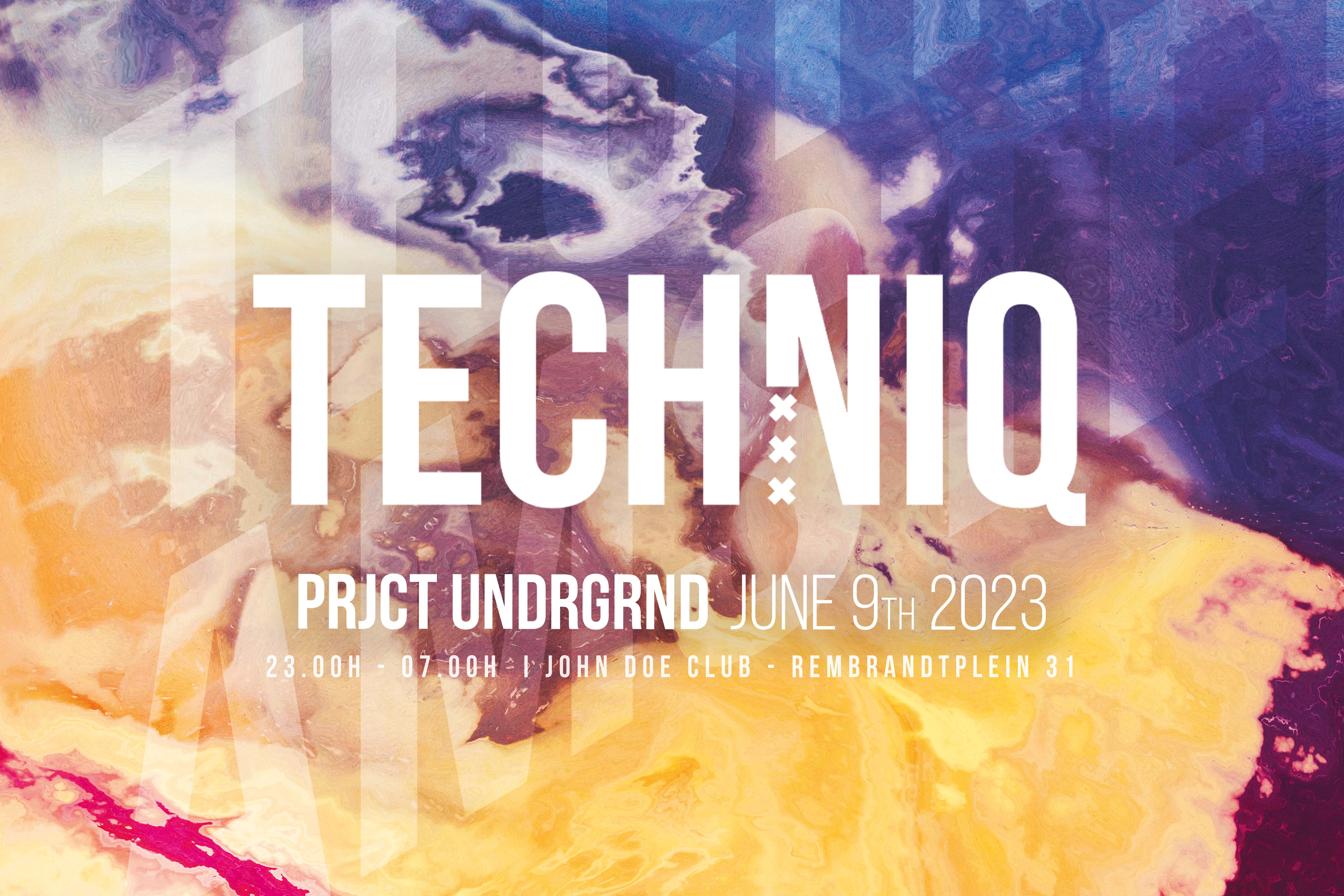 TECHNIQ at Undrgrnd, Amsterdam