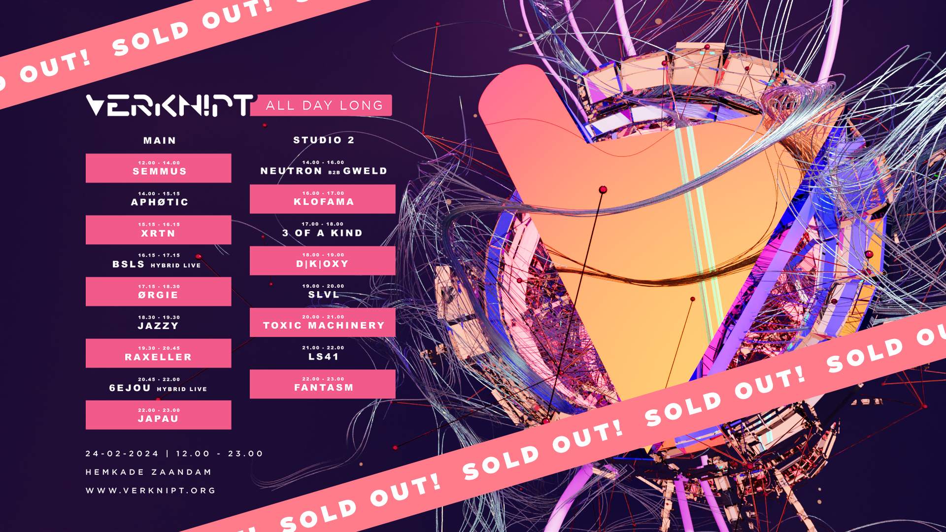 VERKNIPT All Day Long at Hemkade, Netherlands