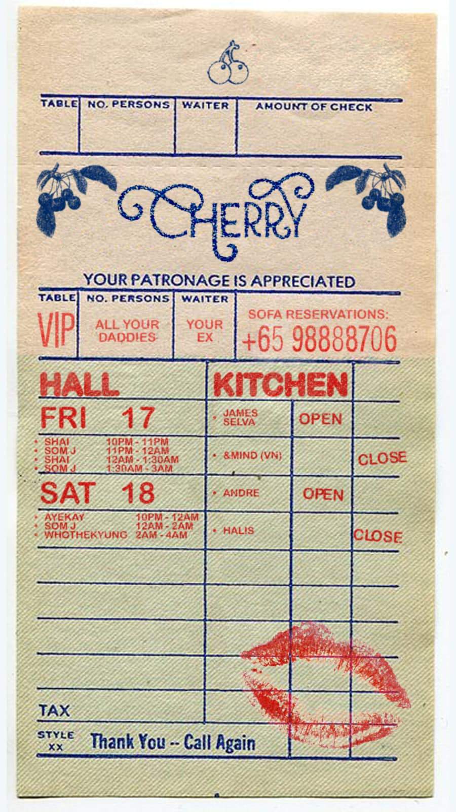 Cherry Discotheque: Techno Kitchen with &Mind & James Selva at Cherry ...