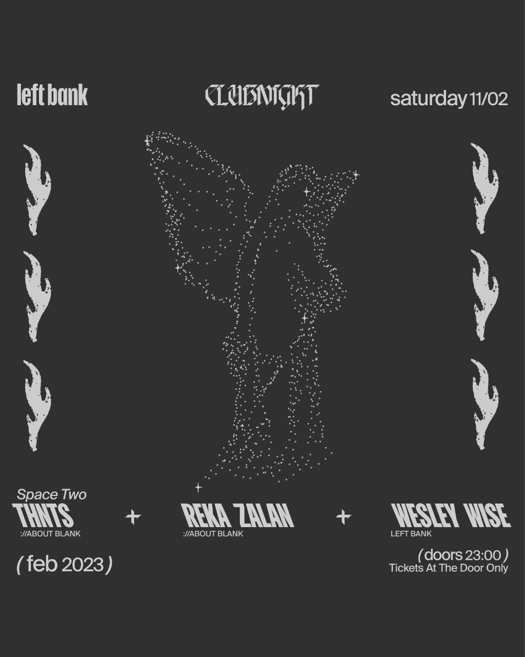 Clubnight: THNTS Reka Zalan Wesley Wise at Left Bank, Tbilisi