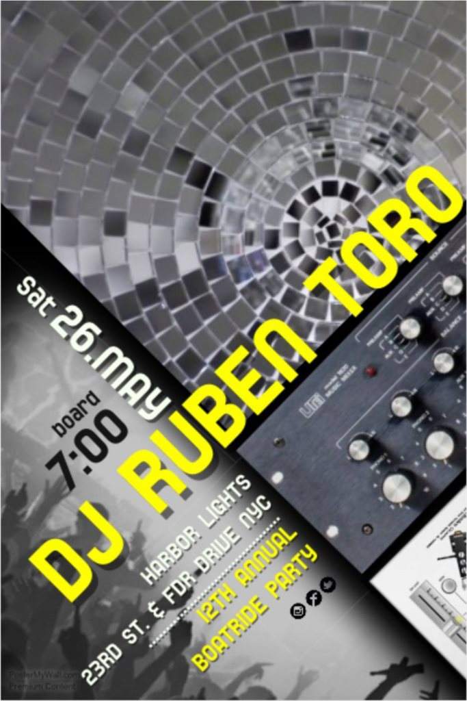 Dj Ruben Toro 12th Annual Summer Kickoff Boat Ride Party at Harbor ...