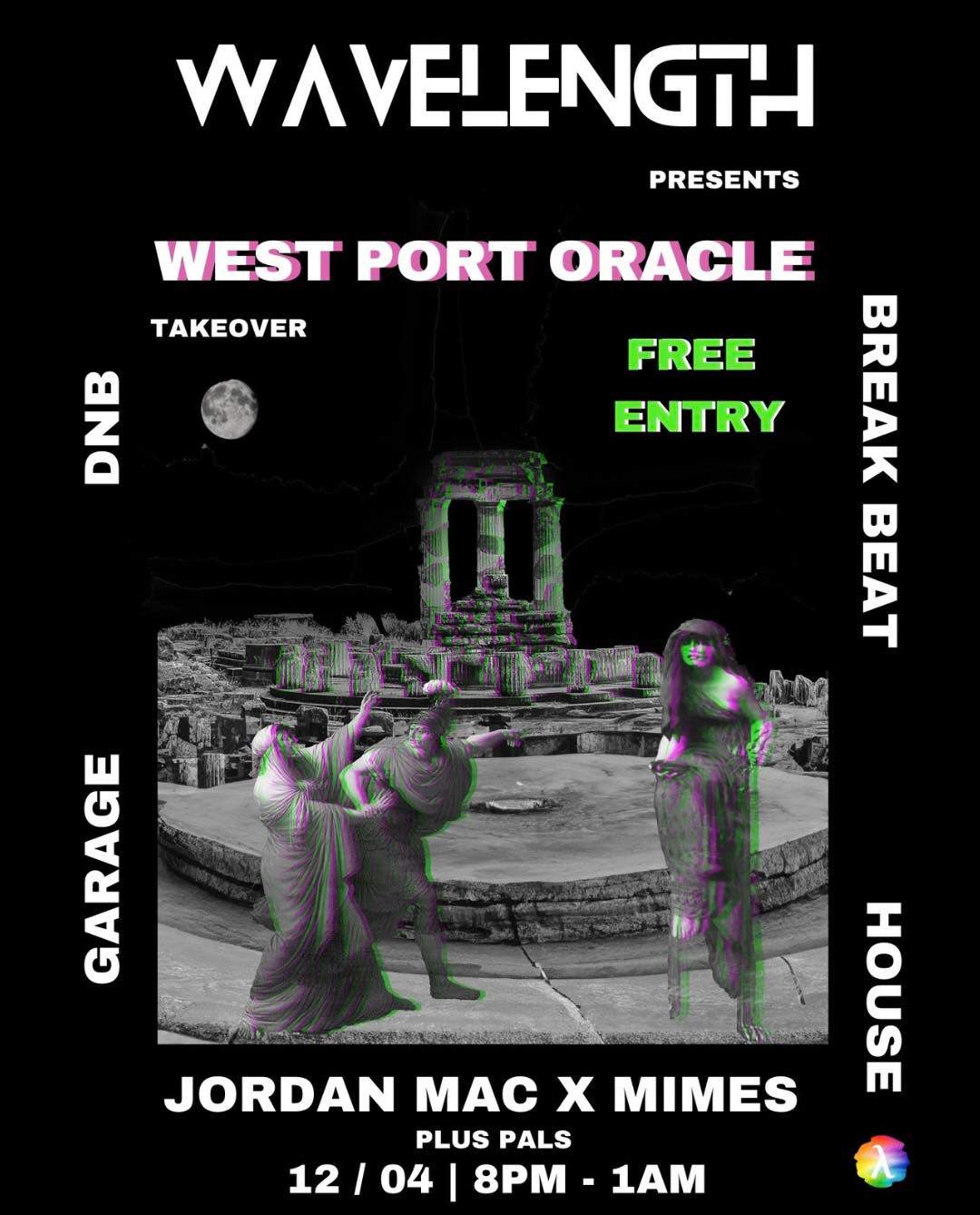 Wavelength presents Westport Oracle Takeover at West Port Oracle, Edinburgh