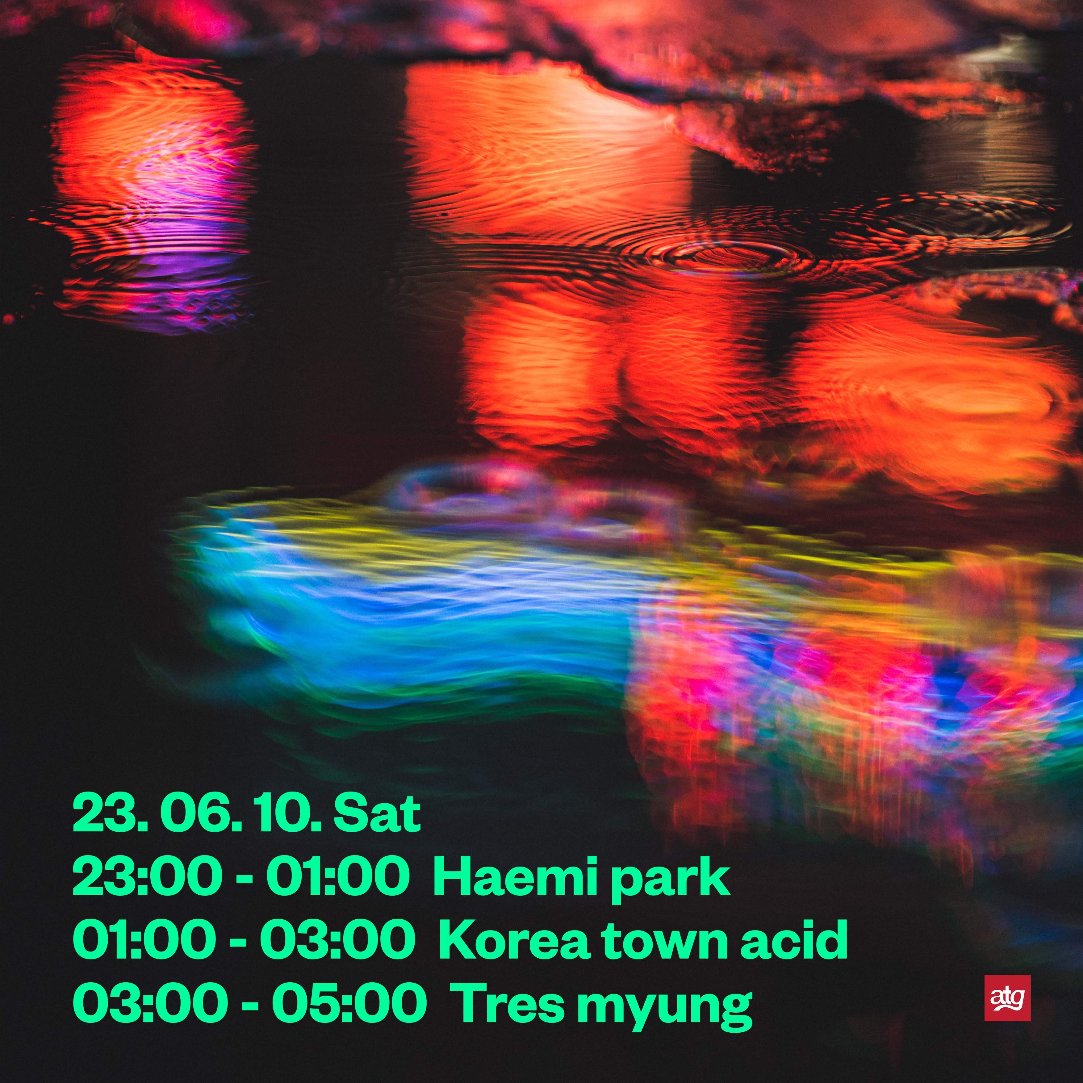 Korea Town Acid, Tres Myung, Haemi Park bei Atdge Seoul, Seoul