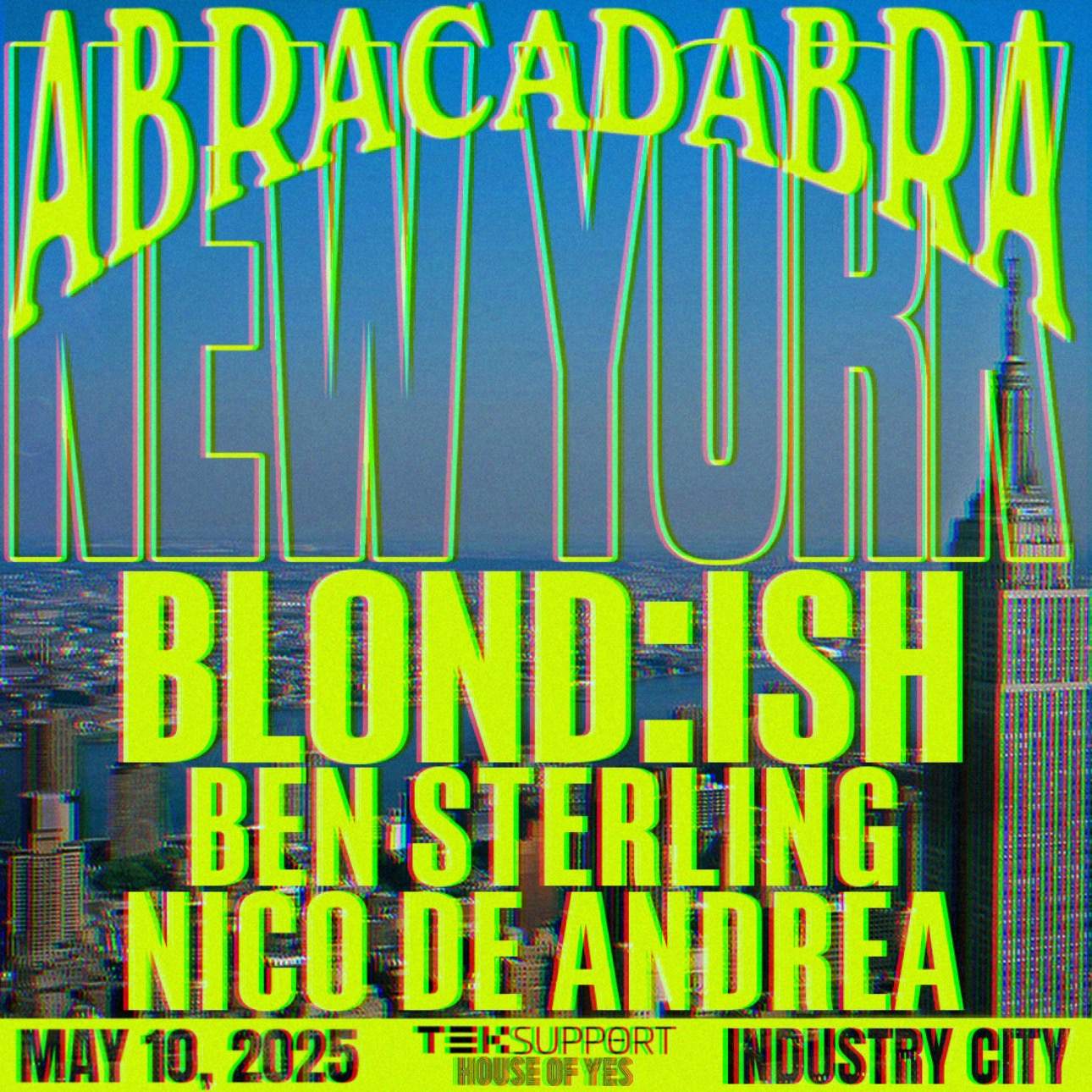 Teksupport: BLOND:ISH presents Abracadabra (SOLD OUT) at Industry City Courtyard 5/6, New York City