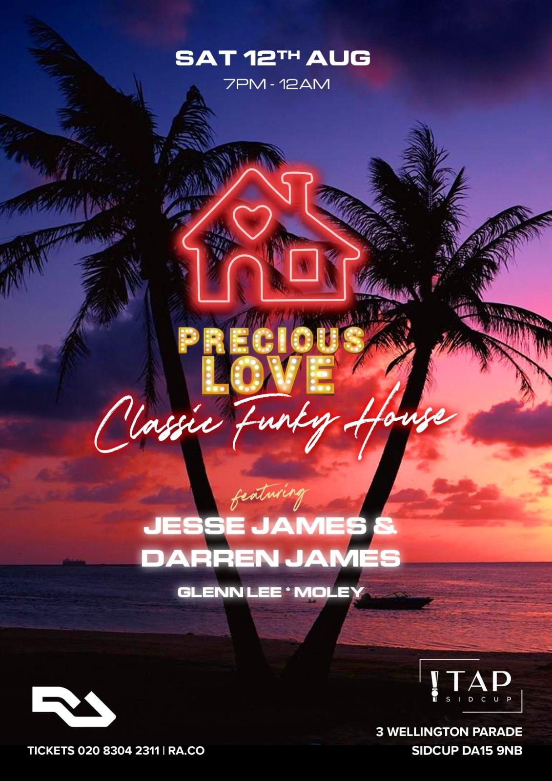 Precious Love at Tap Bar, Sidcup at TBA - TAP BAR, London