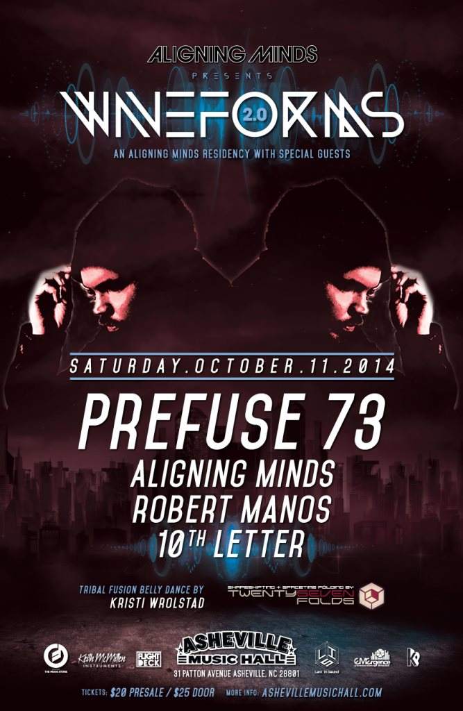 Aligning Minds presents Waveforms: Prefuse 73 / Aligning Minds / Robert ...