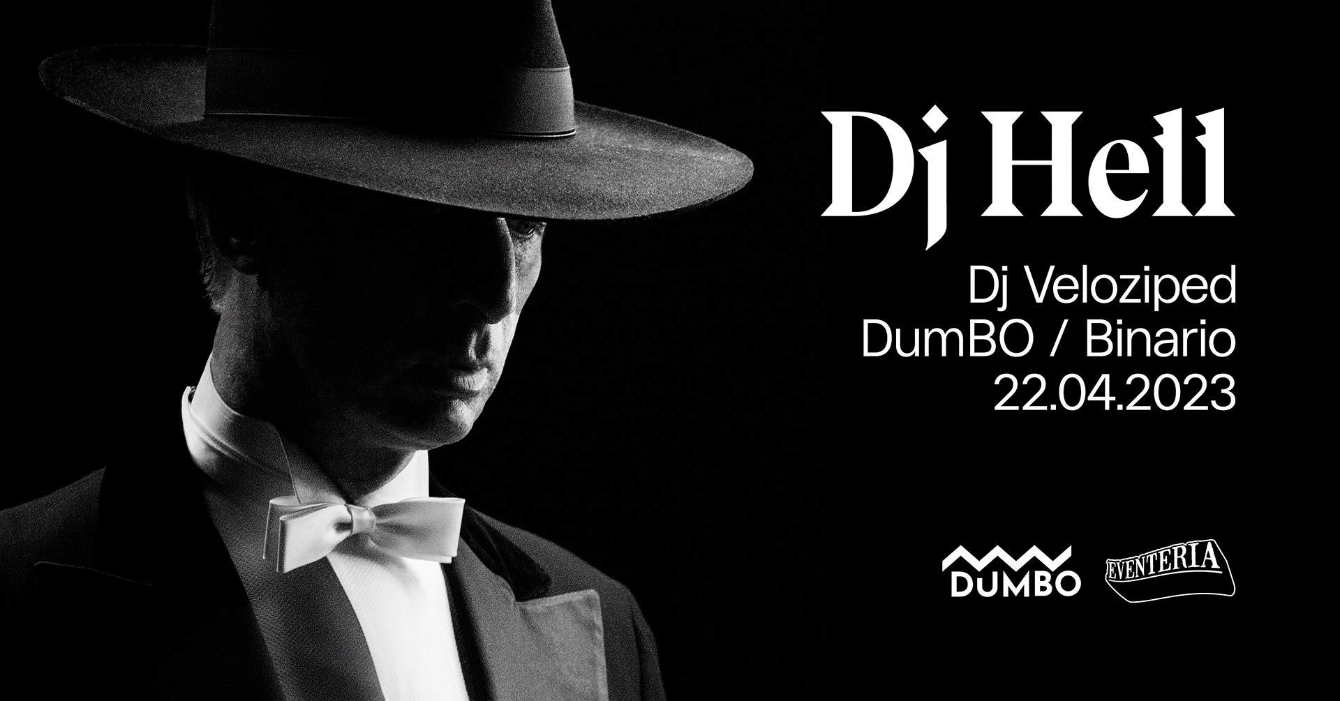 DJ Hell + DJ Veloziped at Dumbo, Bologna