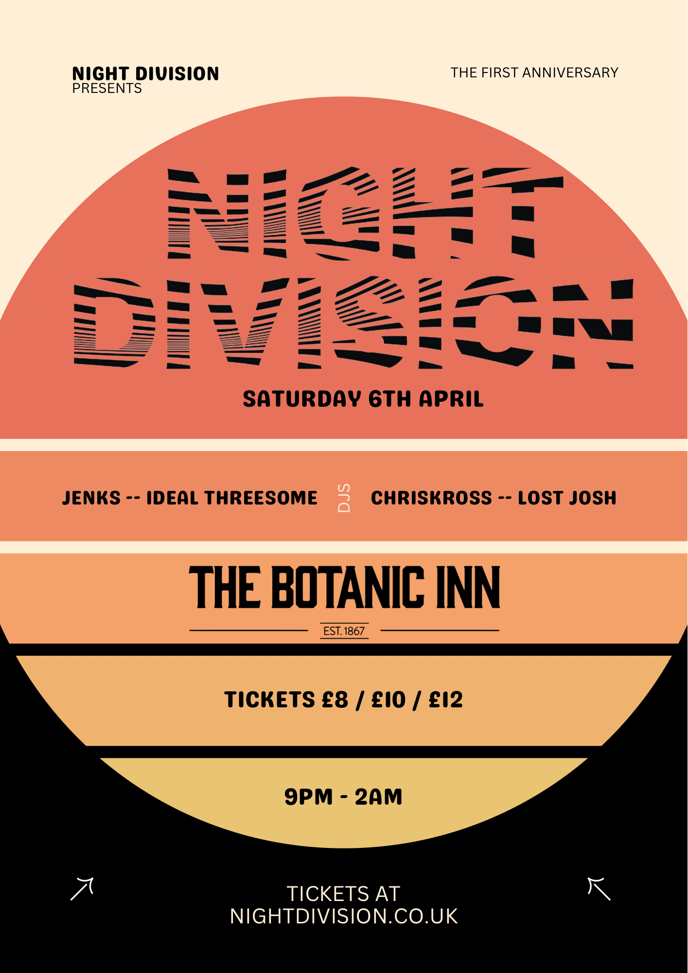 Night Division at The Botanic Inn, Belfast