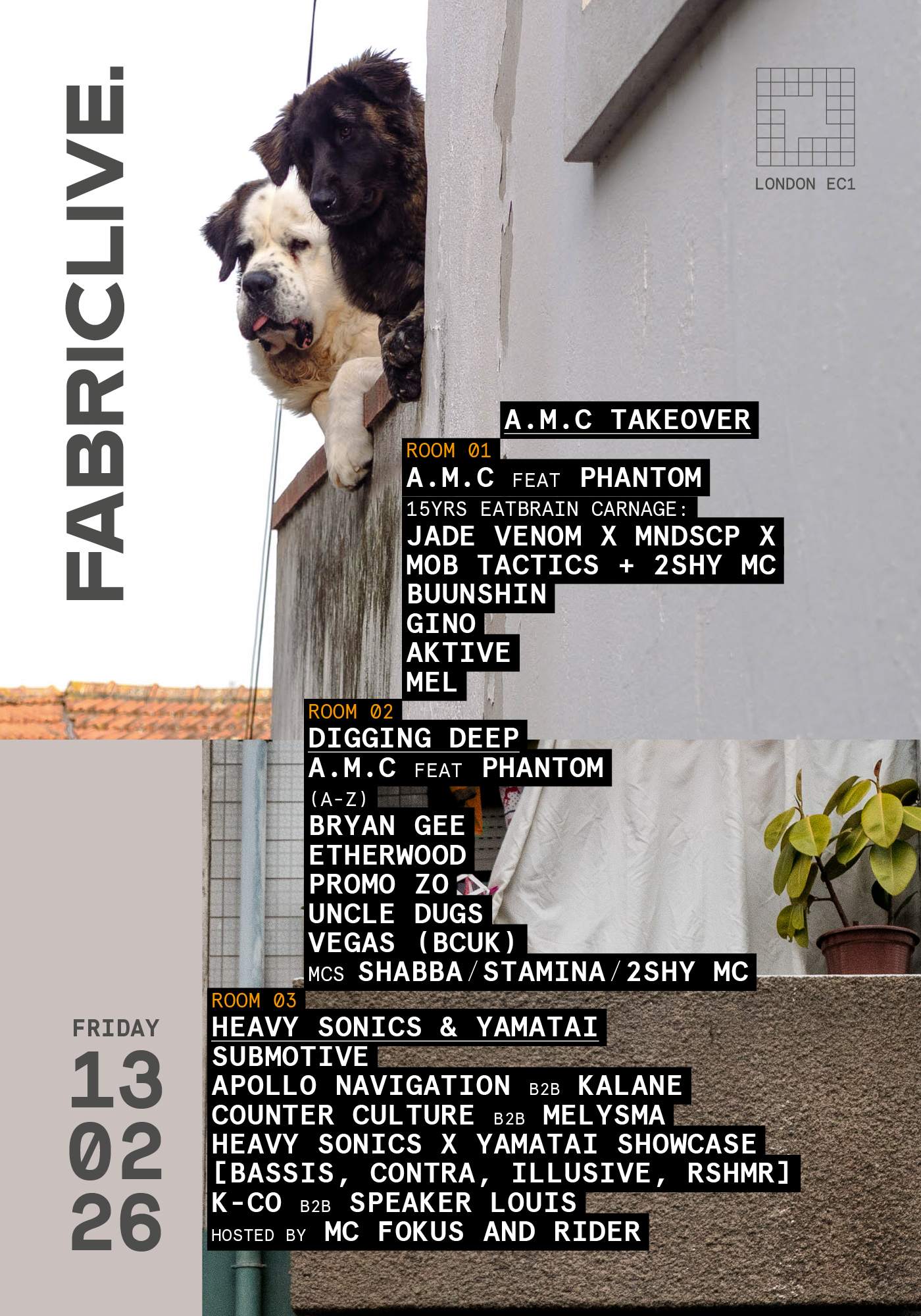 FABRICLIVE x A.M.C: A.M.C feat. Phantom, Eatbrain Carnage, Bryan Gee ...