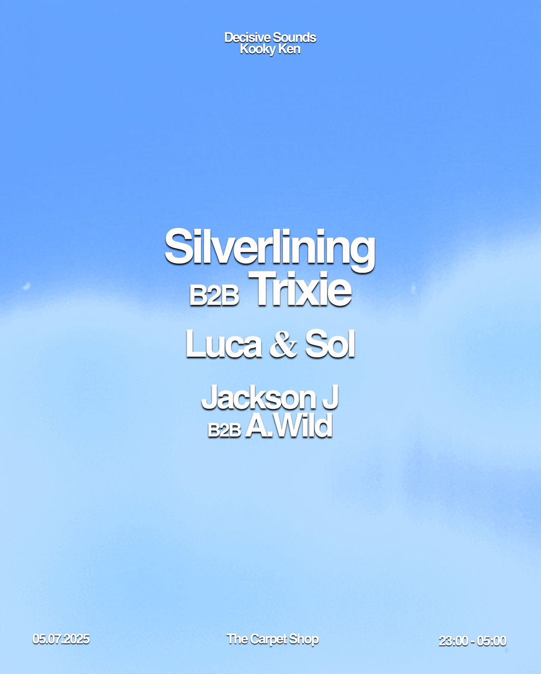 Silverlining, Trixie, Luca & Sol, Jackson J & A.Wild at The Carpet Shop ...