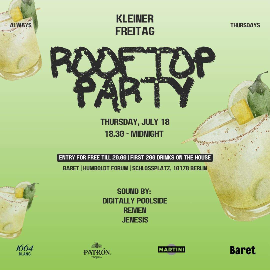 KleinerFreitag - Rooftop Party - Afterwork at Baret, Berlin