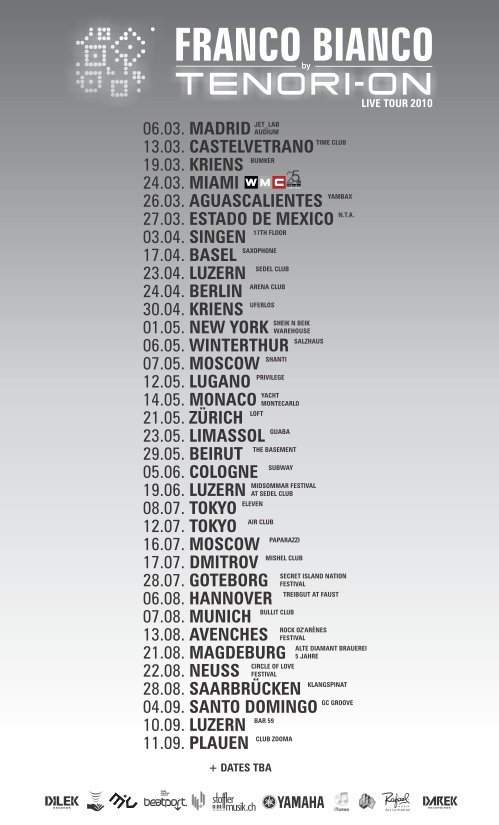 Rock The Block with Franco Bianco By Tenori-On Live bei Les Arènes d ...