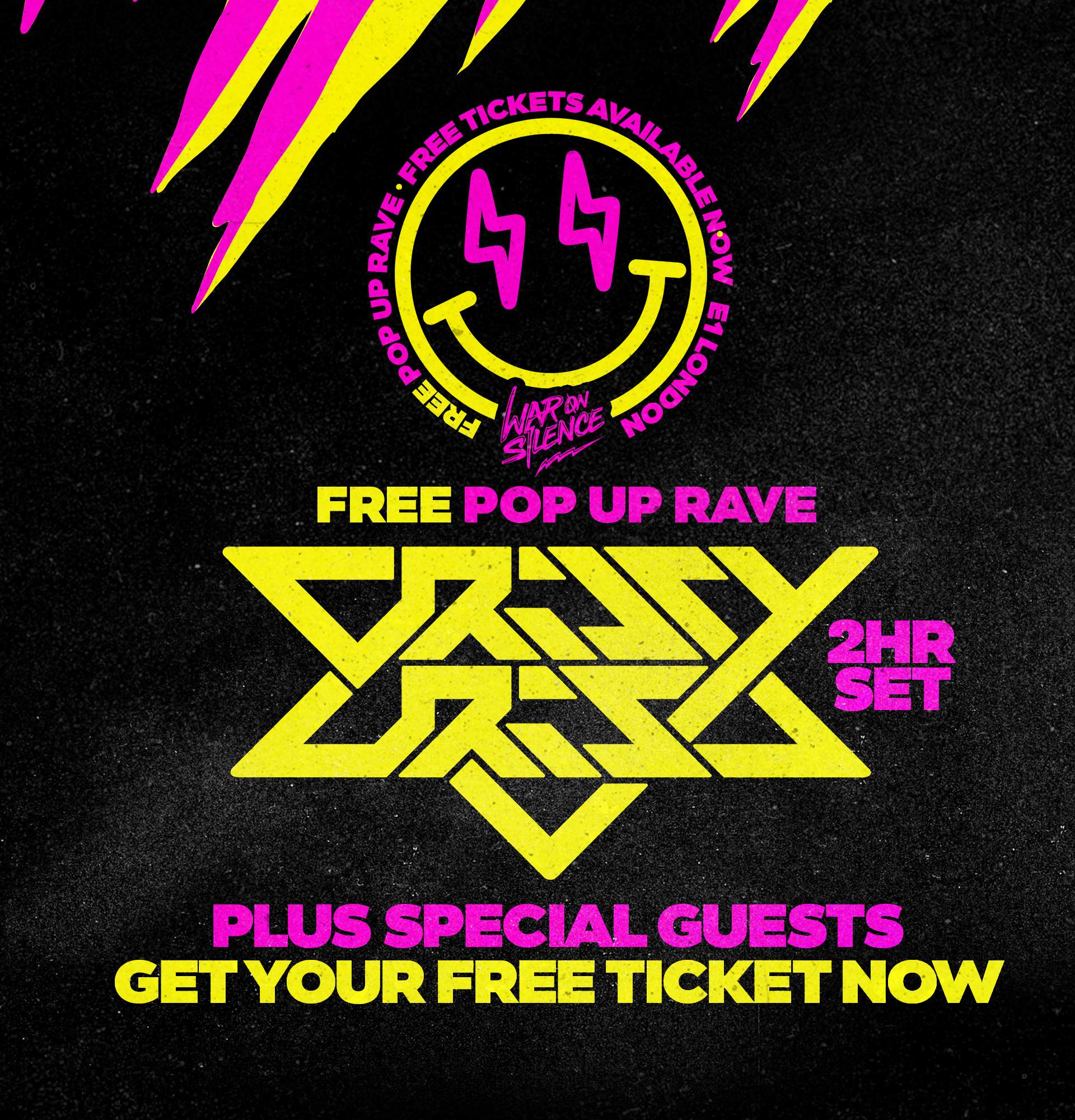 E1 X Crissy Criss FREE D&B Pop-Up Rave at E1, London