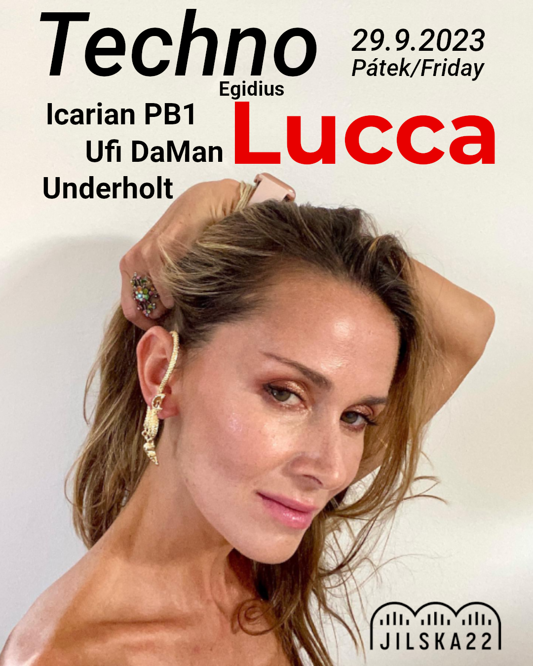 Techno Egidius with Lucca a Music Club Pulse 22, Prague