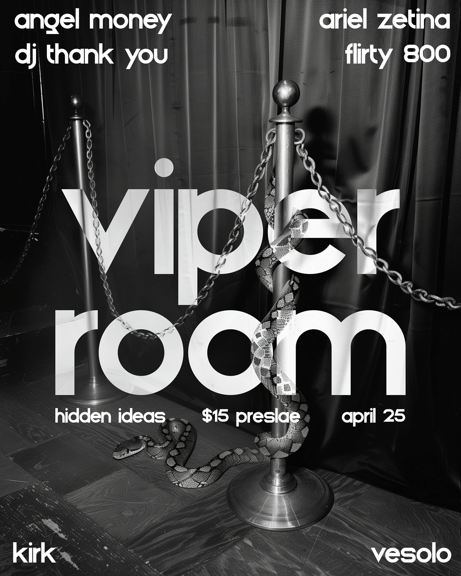 Viper Room at TBA - LOCATION ANNOUNCED DAY OF VIA EMAIL, Chicago