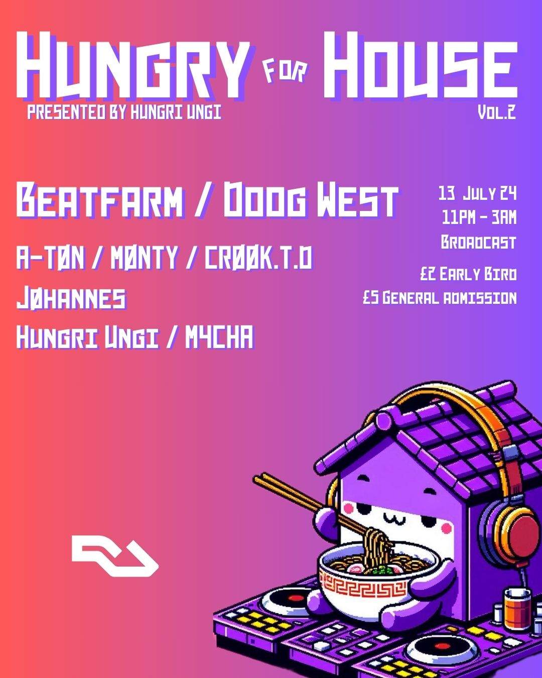 (CANCELLED) Hungry for House Vol.2; presented by Hungri Ungi at ...