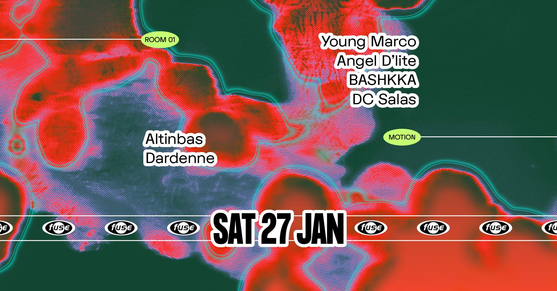 Fuse presents: Young Marco, Angel D'lite & Bashkka at Fuse, Brussels