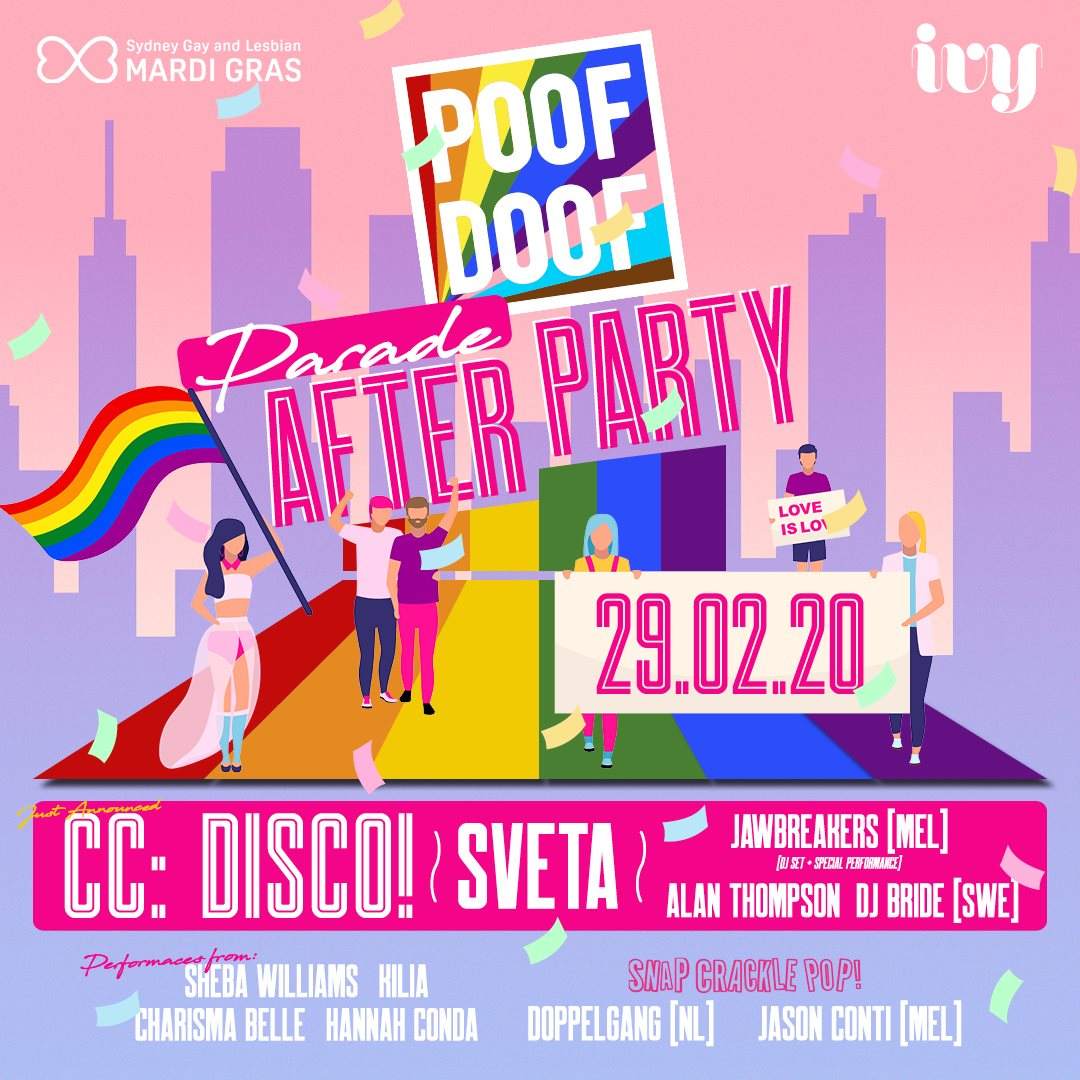 Poof Doof SYD / After Party em The Ivy, Sydney