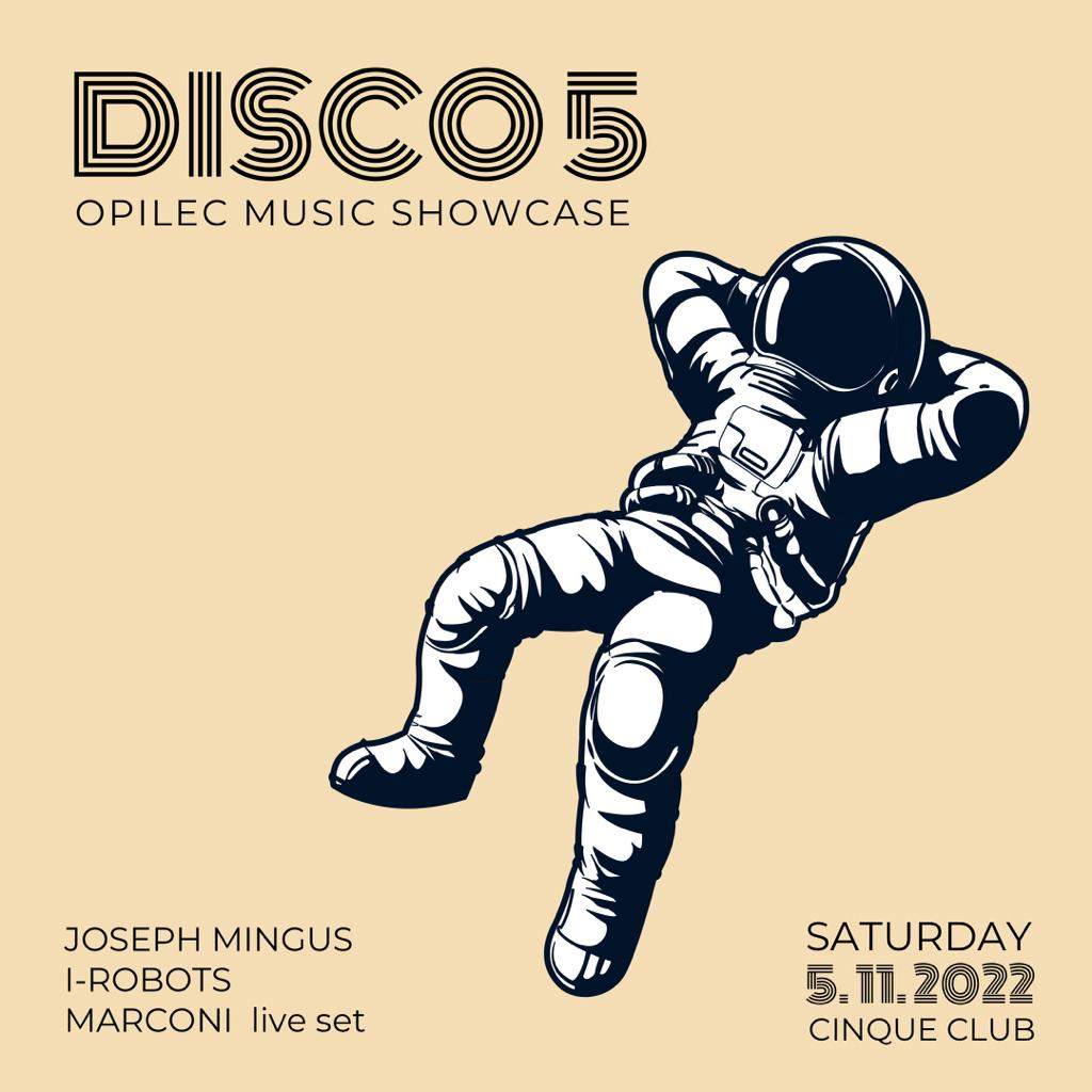 DISCO 5 - OPILEC MUSIC SHOWCASE at Cinque, Zurich