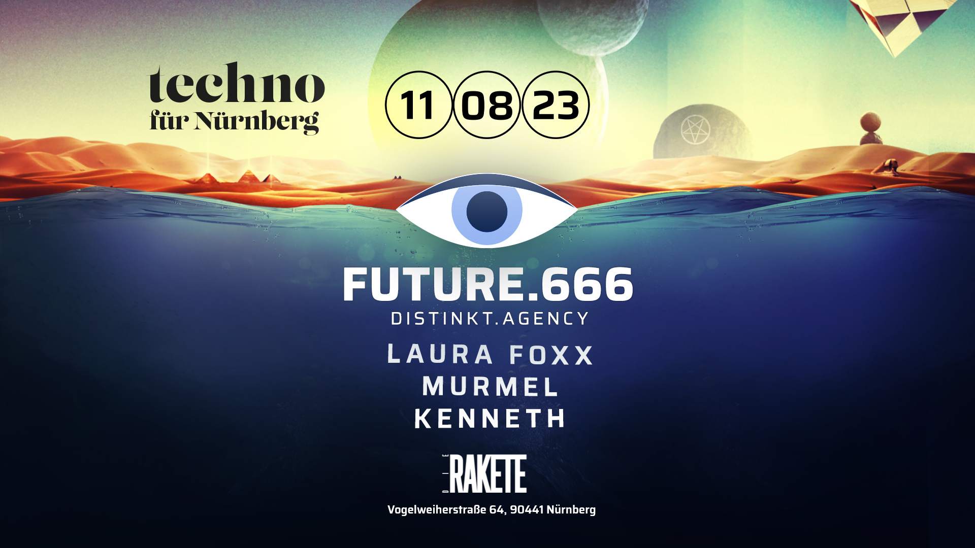 Techno für Nürnberg pres. future.666 at Die Rakete, Nuremburg