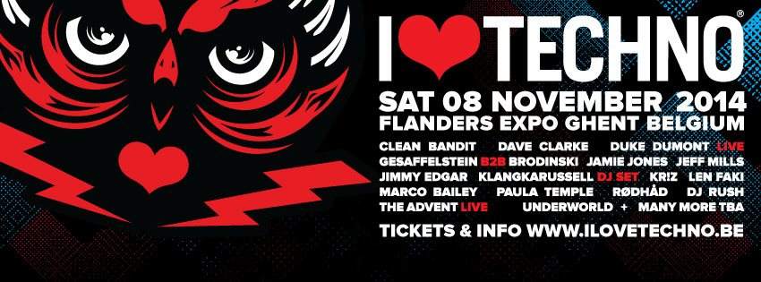 I Love Techno 2014 en Flanders Expo Centre, Ghent
