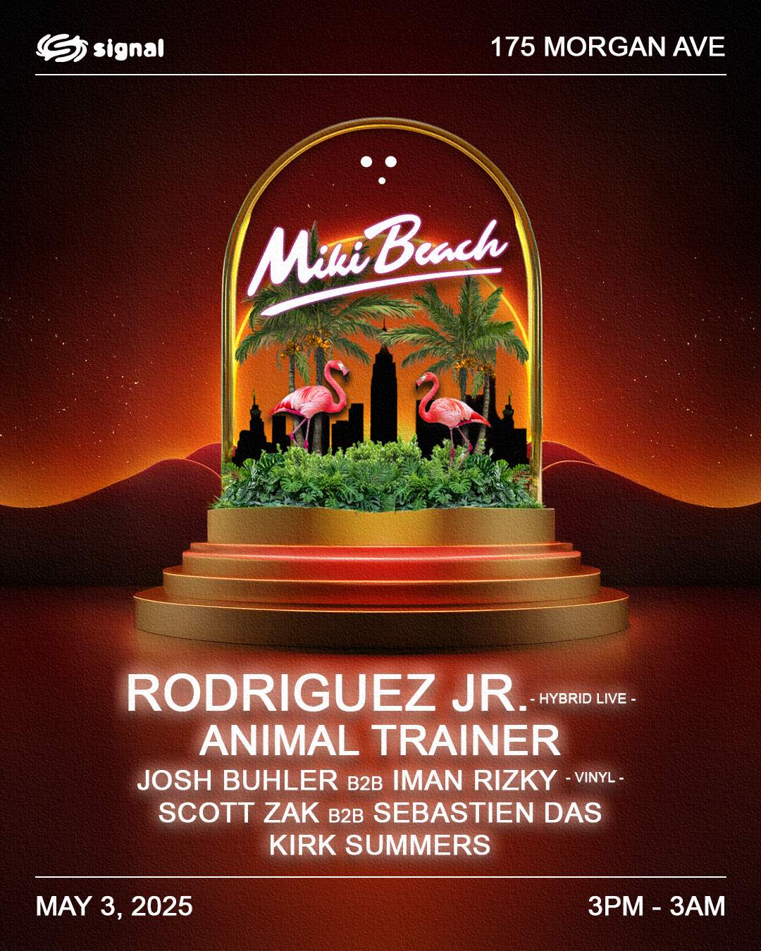 Miki Beach Fundraiser: Rodriguez Jr. LIVE & more at Signal, New York City