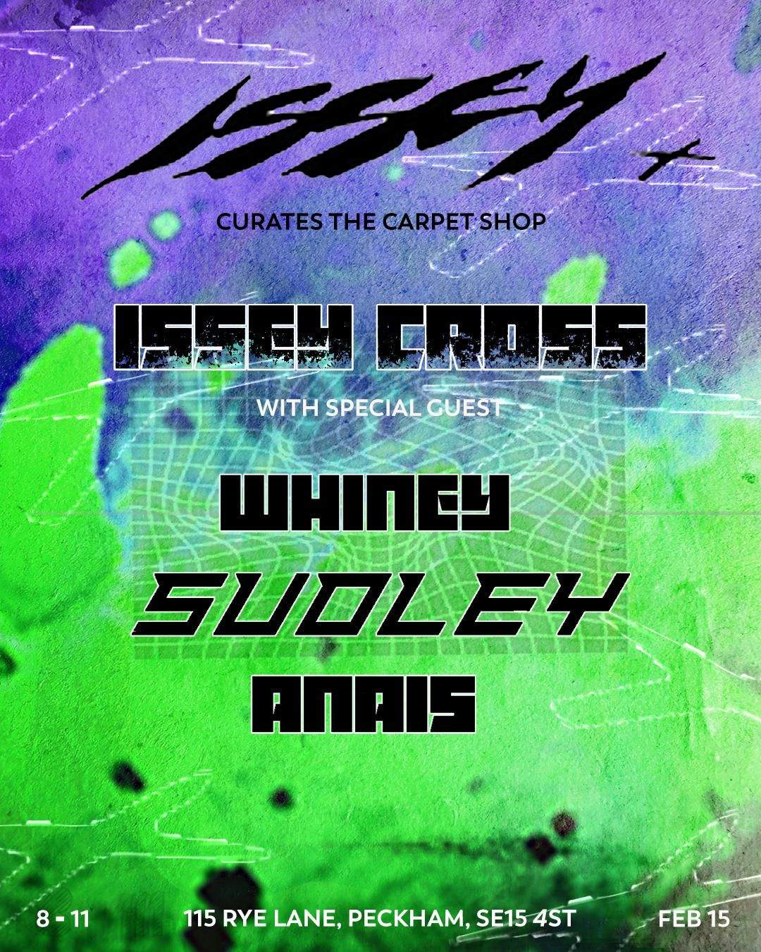 Issey Cross at The Carpet Shop, London