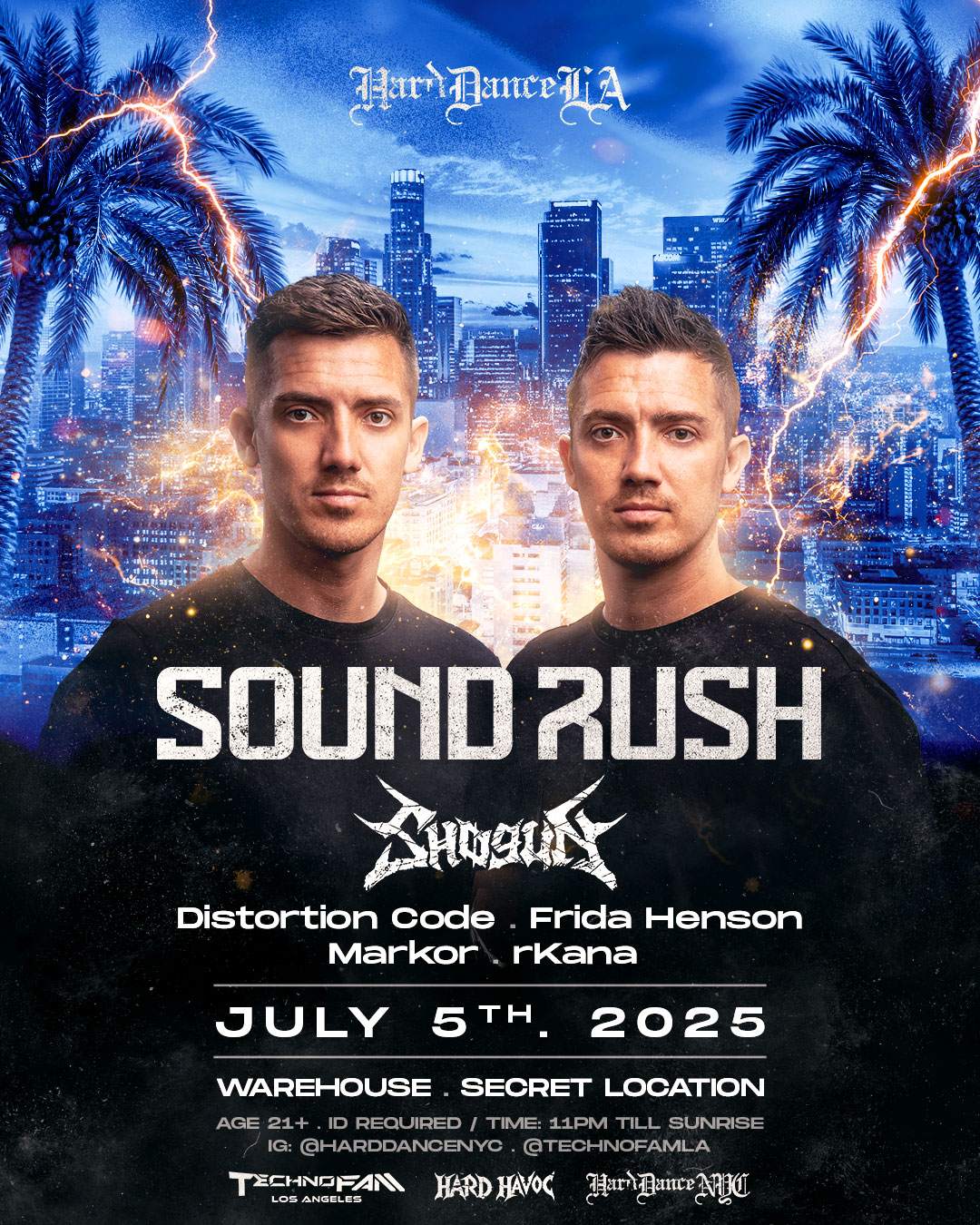 HARD DANCE LA at TBA, Los Angeles