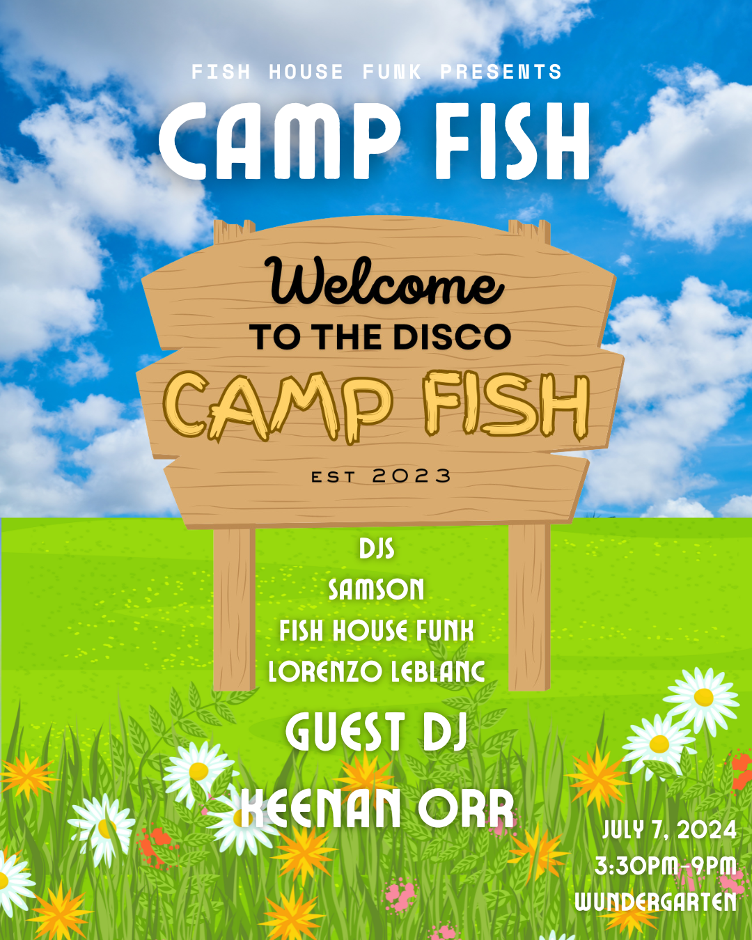 FISH HOUSE FUNK PRESENTS: CAMP FISH en Wunder Garten, Washington DC ...