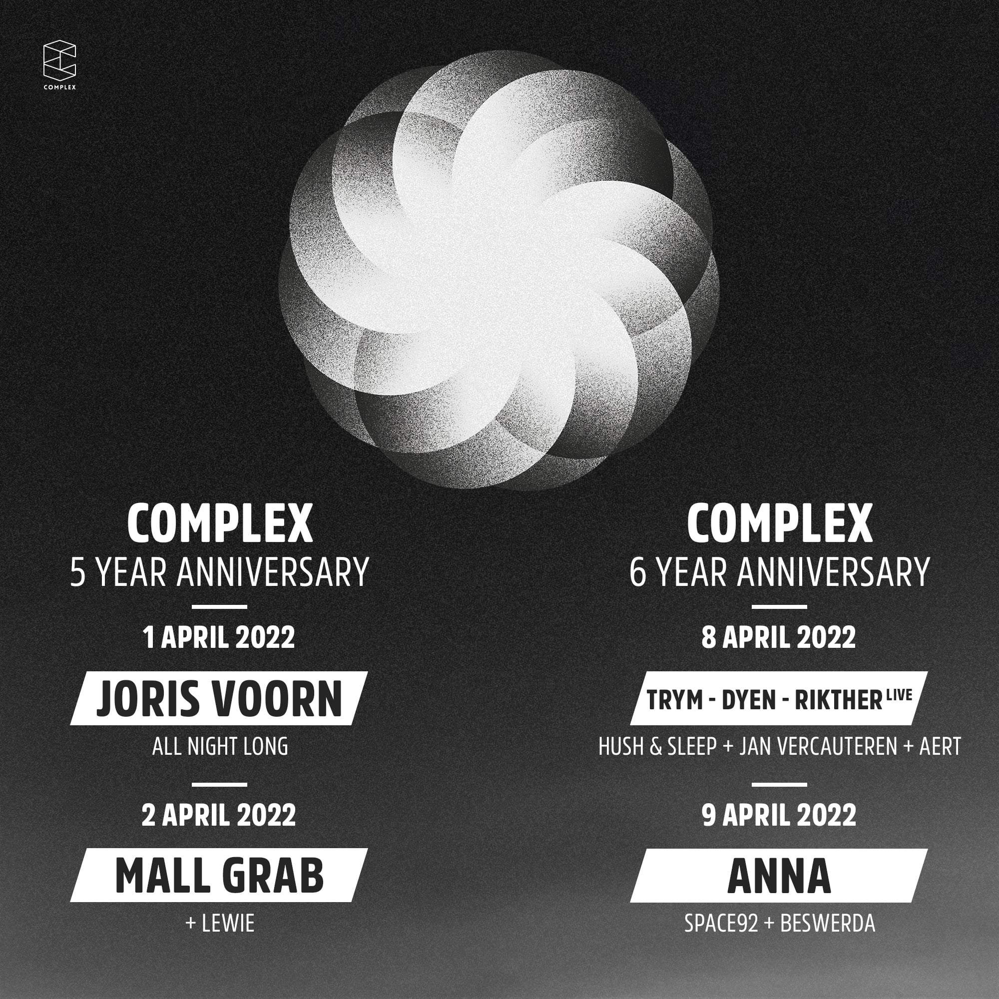 Complex 5 Year Anniversary - Mall Grab (4 hour set) at Complex ...