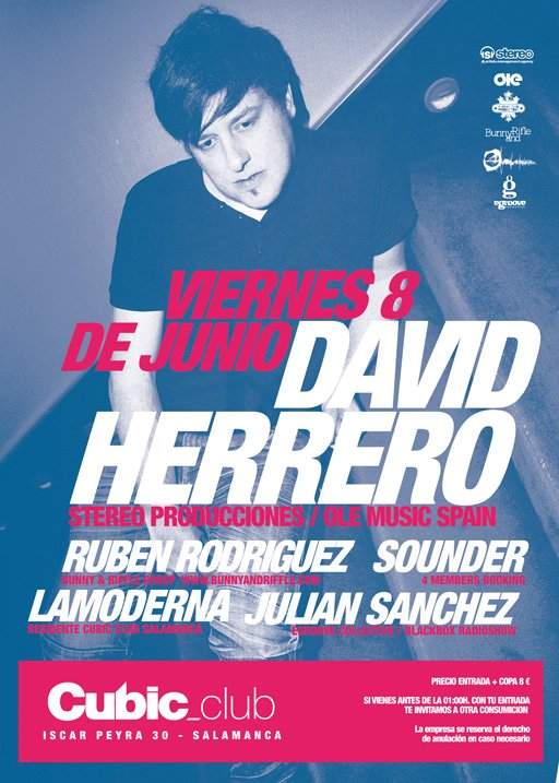 100% Electronica con: David Herrero at Cubic Club, North