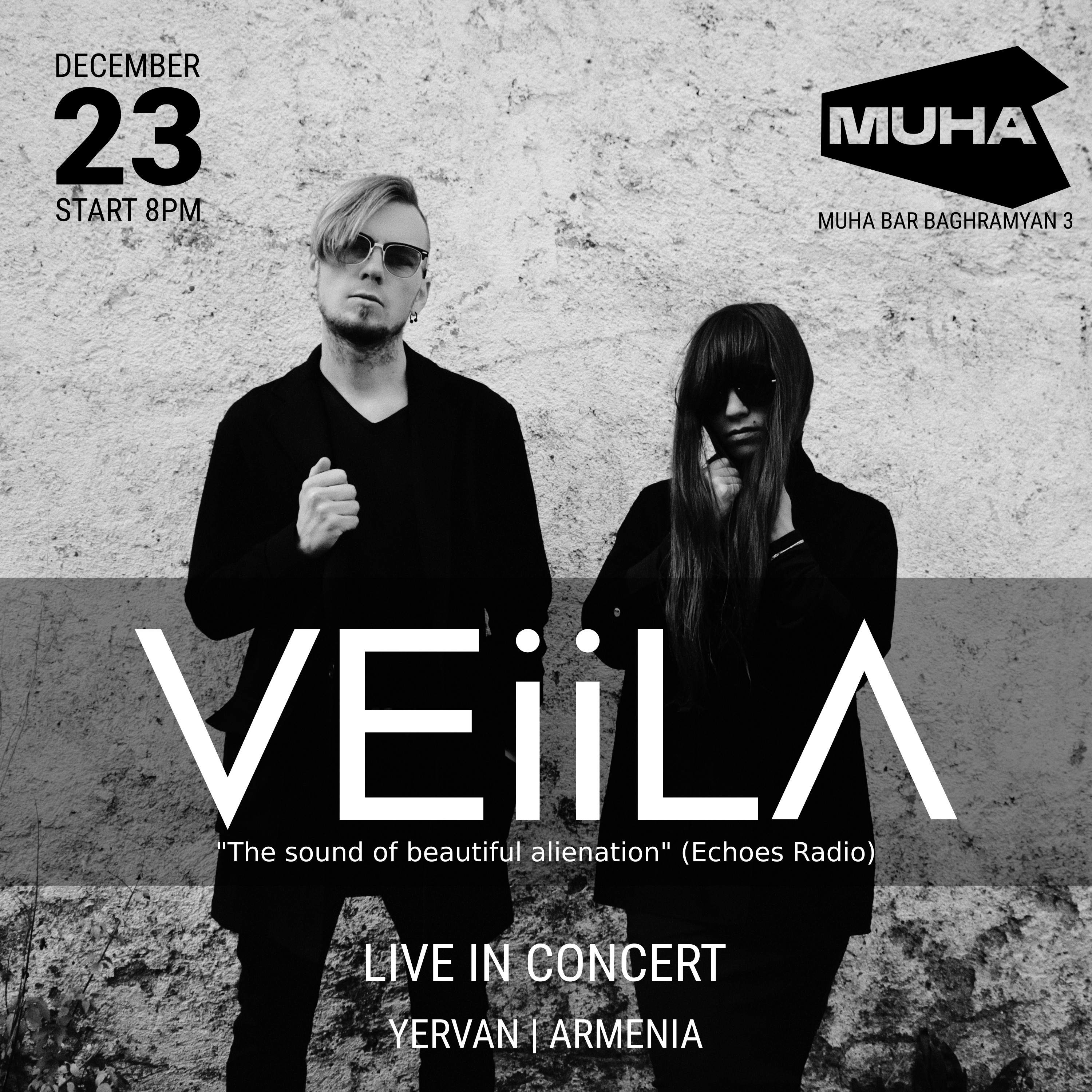 VEiiLA live in Yerevan at TBA - Muha Bar Yvn, Armenia