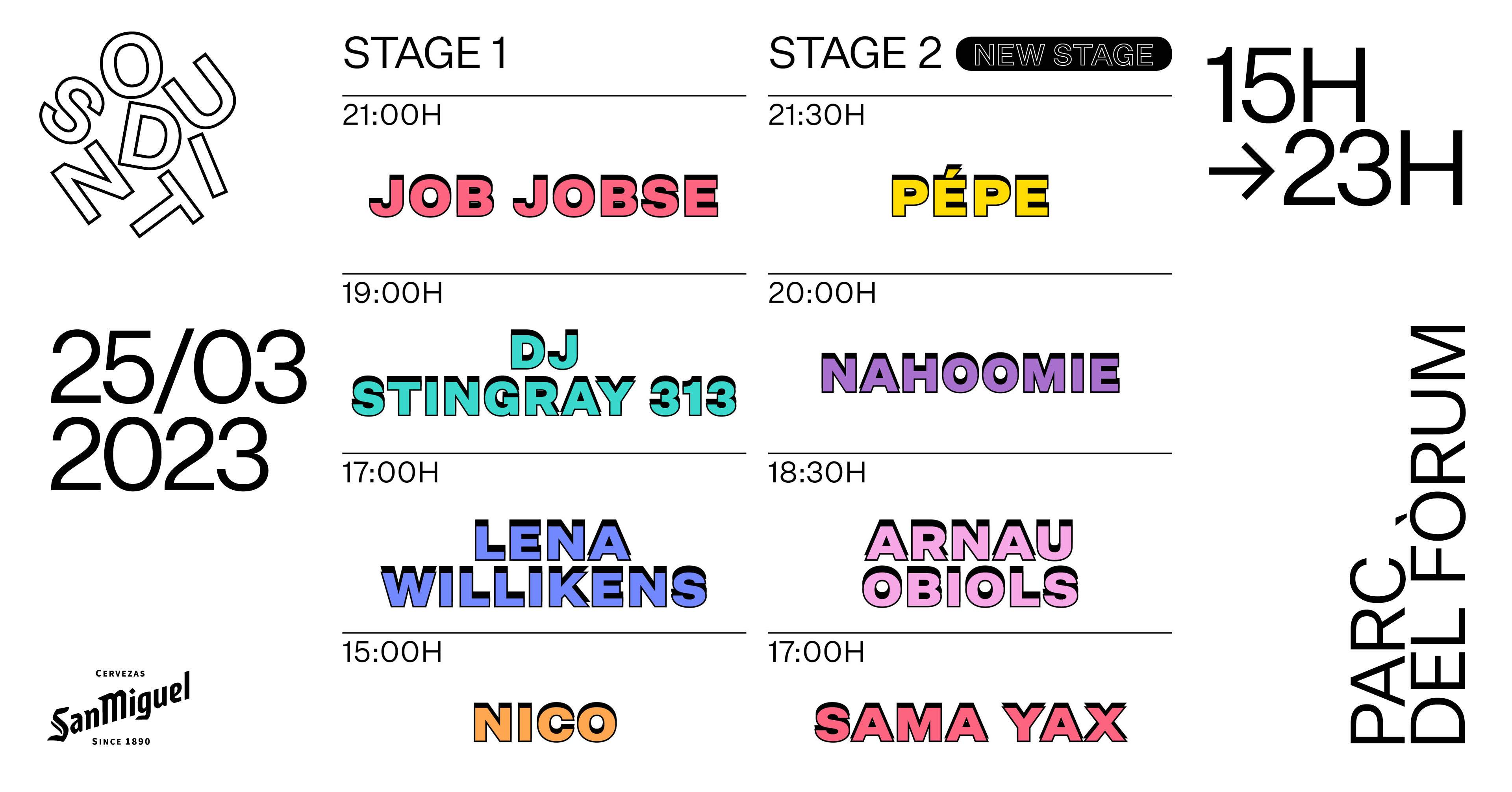 SOUNDIT: Job Jobse, DJ Stingray 313, Lena Willikens, Nico, Pépe ...