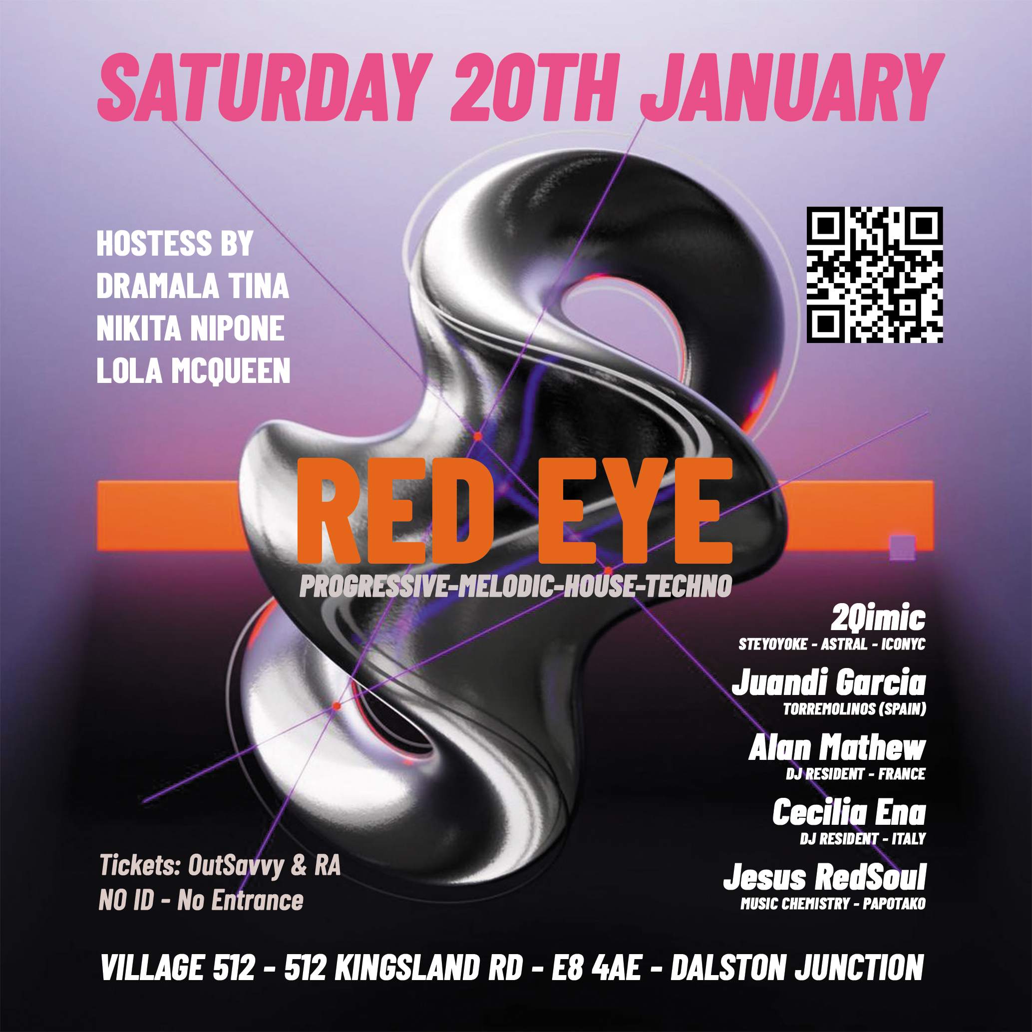 Red Eye - Electronic Music Night (2Qimic & Juandi Garcia) at Village512 ...