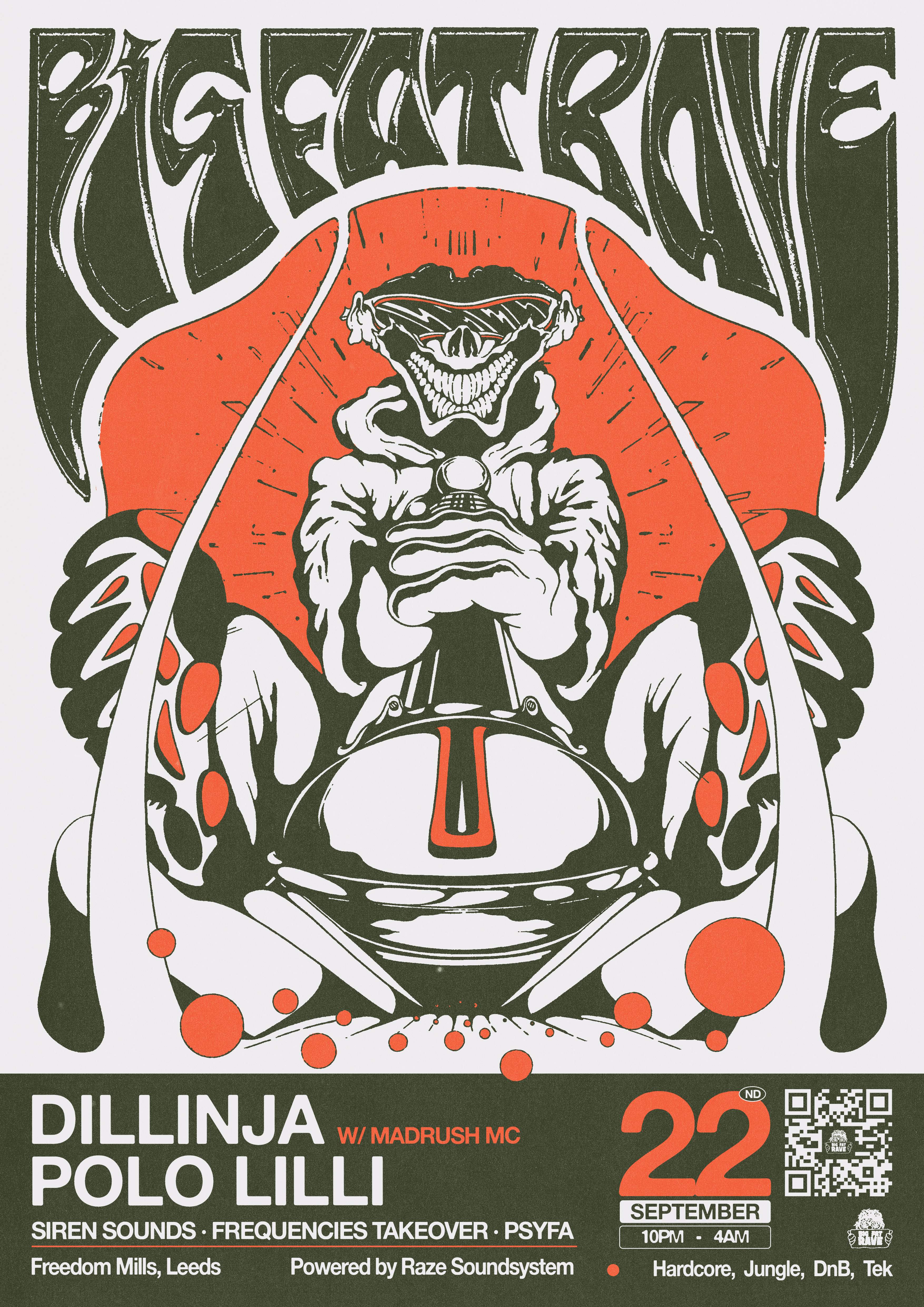 Big Fat Rave: Dillinja, POLO LILLI, MADRUSH MC / Powered By Raze ...