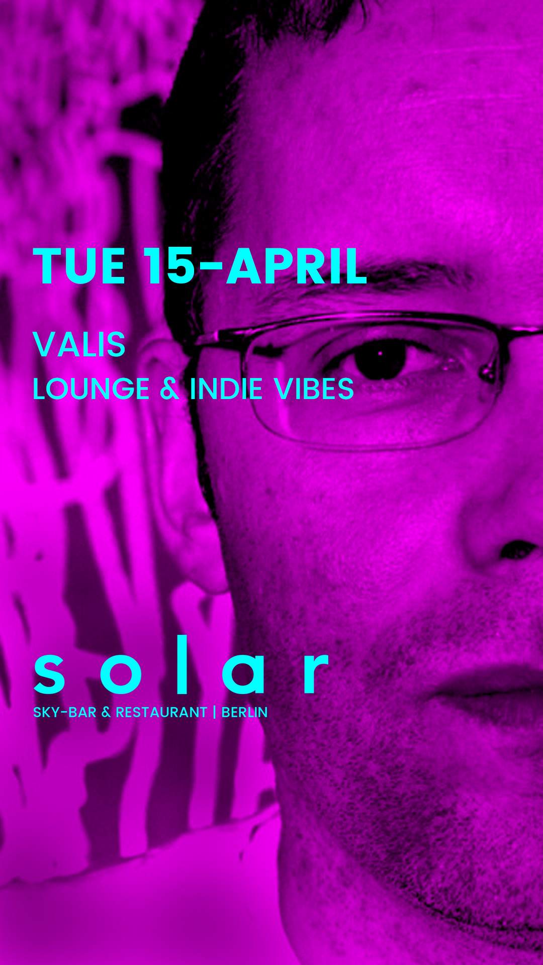 Sky-Bar Warmup - Free Entrance - Downbeat & Indie Lounge at Solar, Berlin