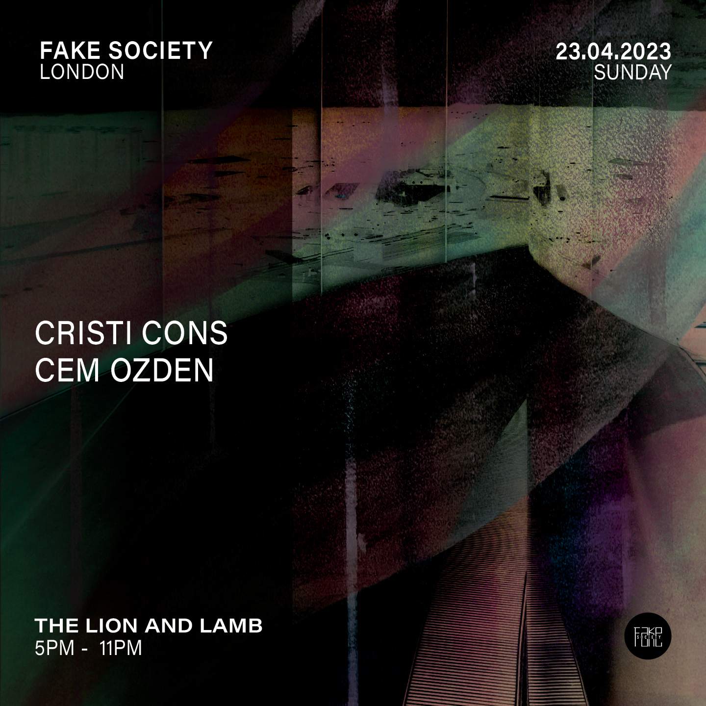 Fake Society: Cristi Cons + Cem Ozden at The Lion and Lamb, London