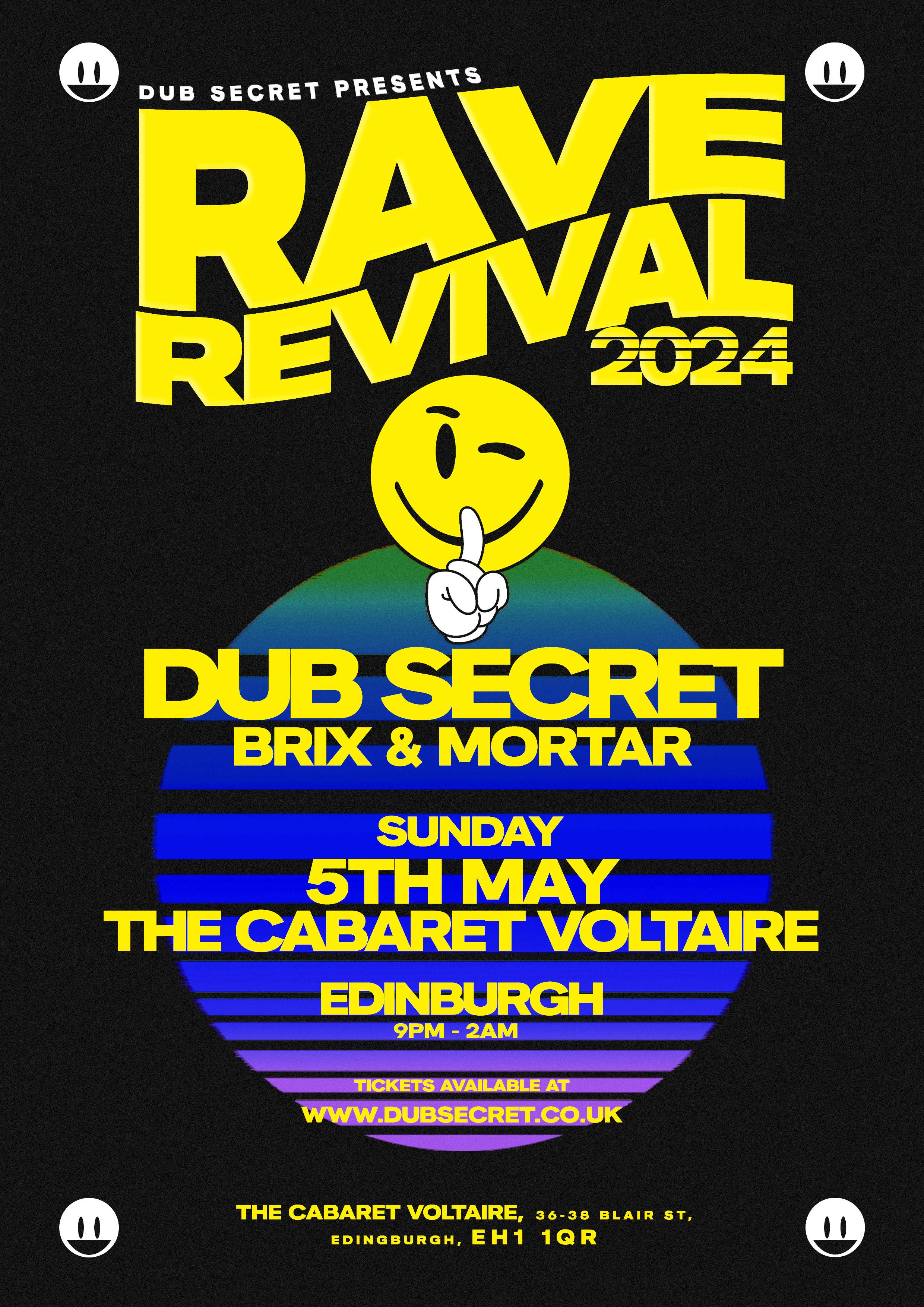 Rave Revival Edinburgh at Cabaret Voltaire, Edinburgh