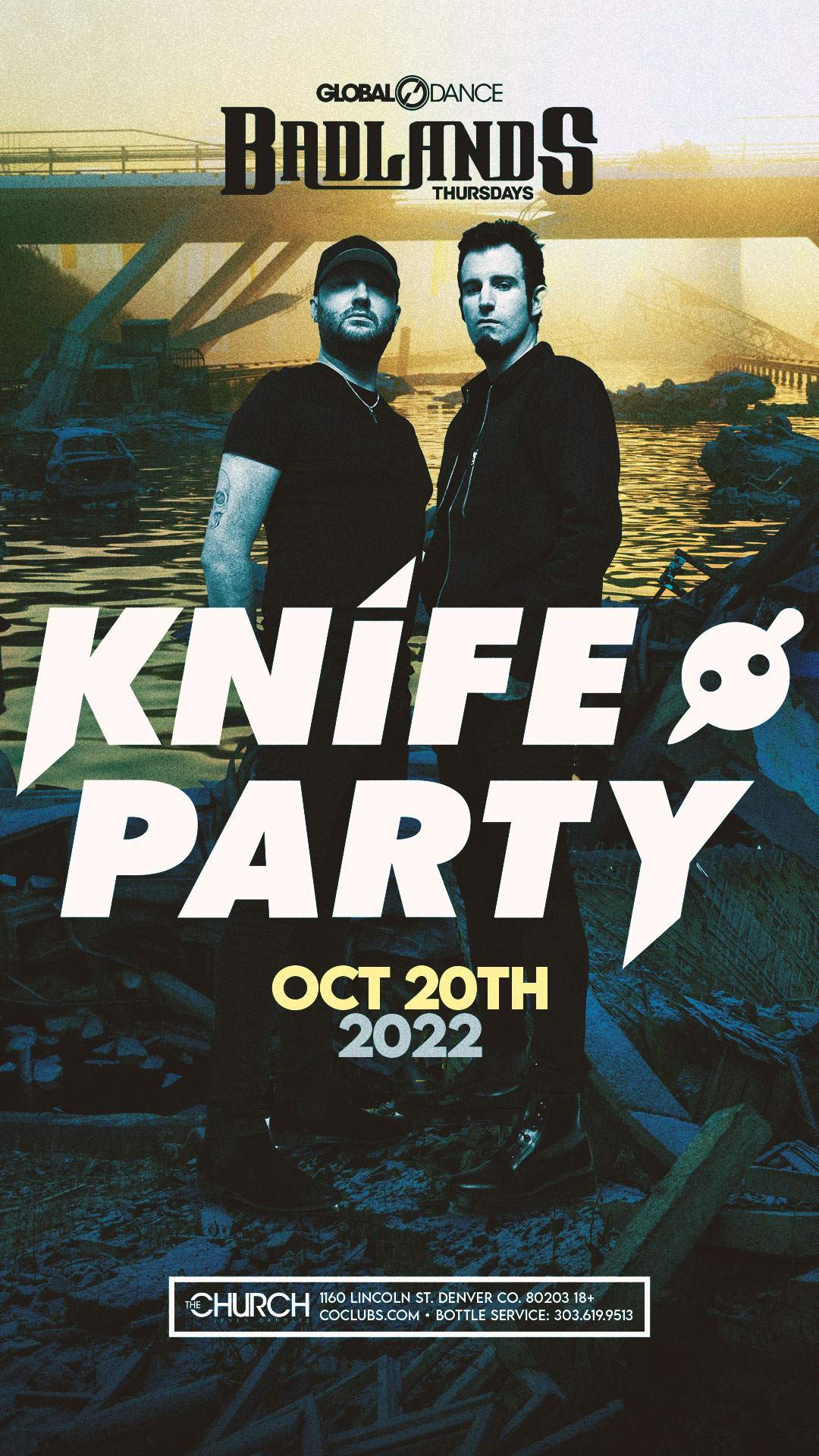 Knife Party at The Church Nightclub, Denver