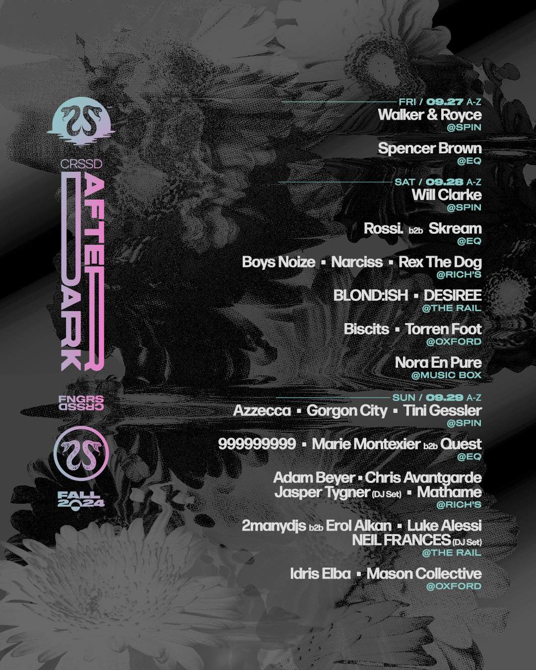 CRSSD After Dark with Adam Beyer + Chris Avantgarde + Jasper Tygner dj ...