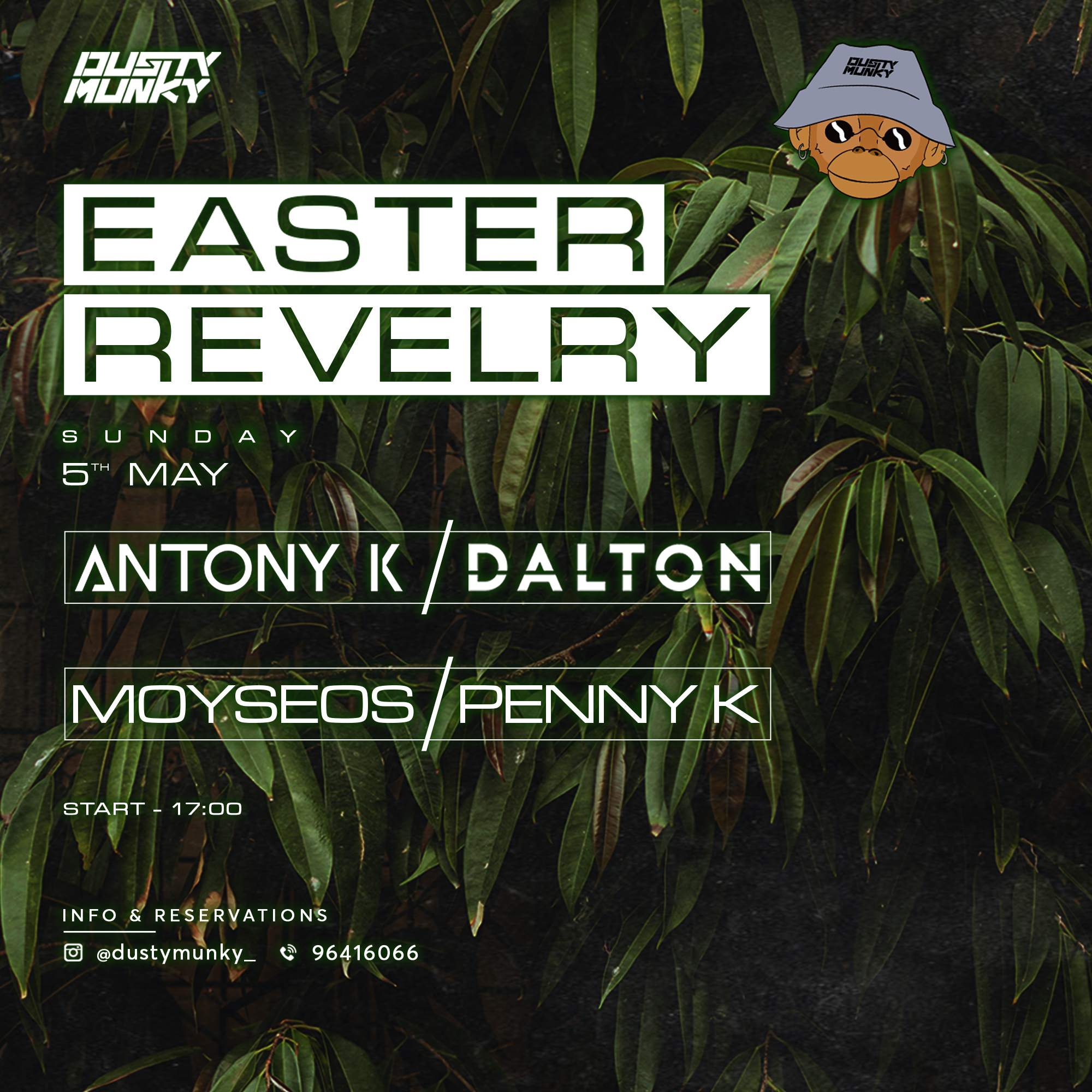 Easter Revelry w AntonyK/Dalton/PennyK/Moyseos at Dusty Munky Bar, Cyprus