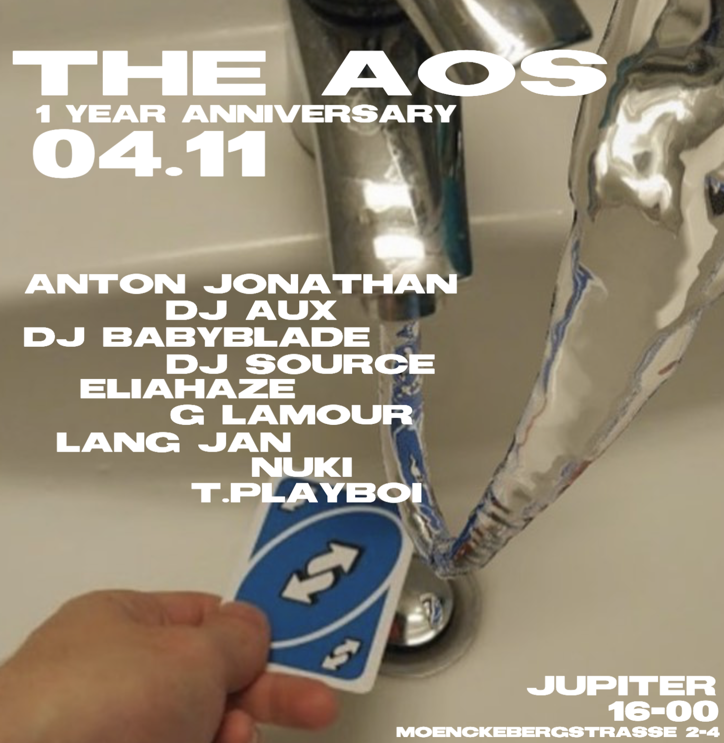 THE AOS 1 YEAR ANNIVERSARY at Jupiter, Hamburg