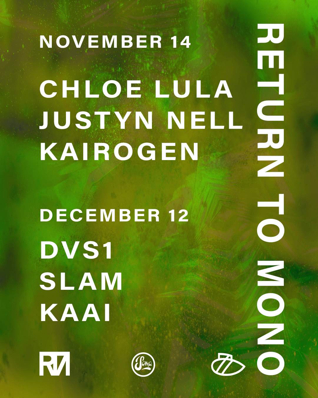 RTM: Chloe Lula & Justyn Nell & Kairogen at Sub Club, Glasgow
