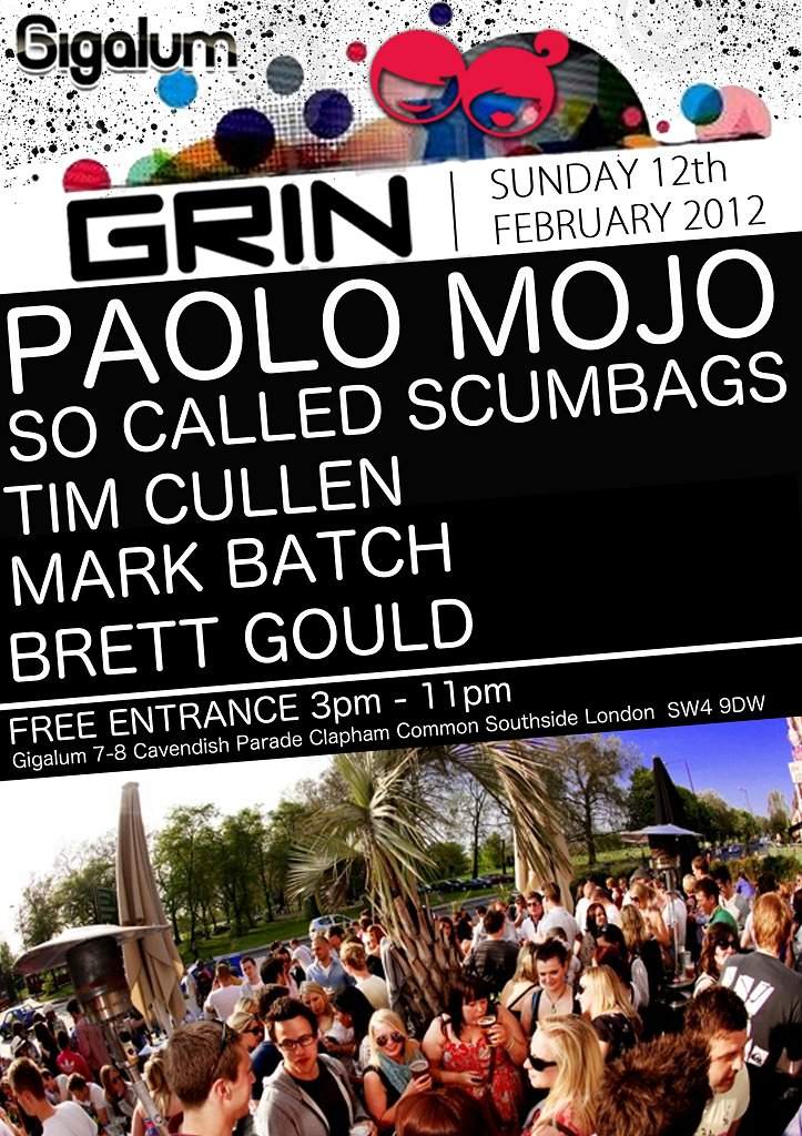 Grin present Paolo Mojo bei Gigalum, London