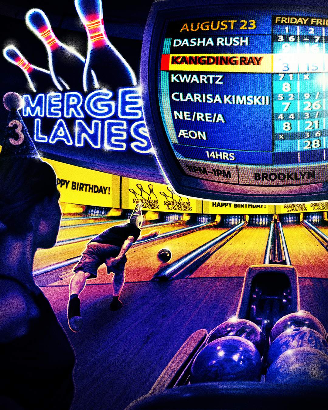 Merge 3 Year Anniversary at TBA - Brooklyn, New York City