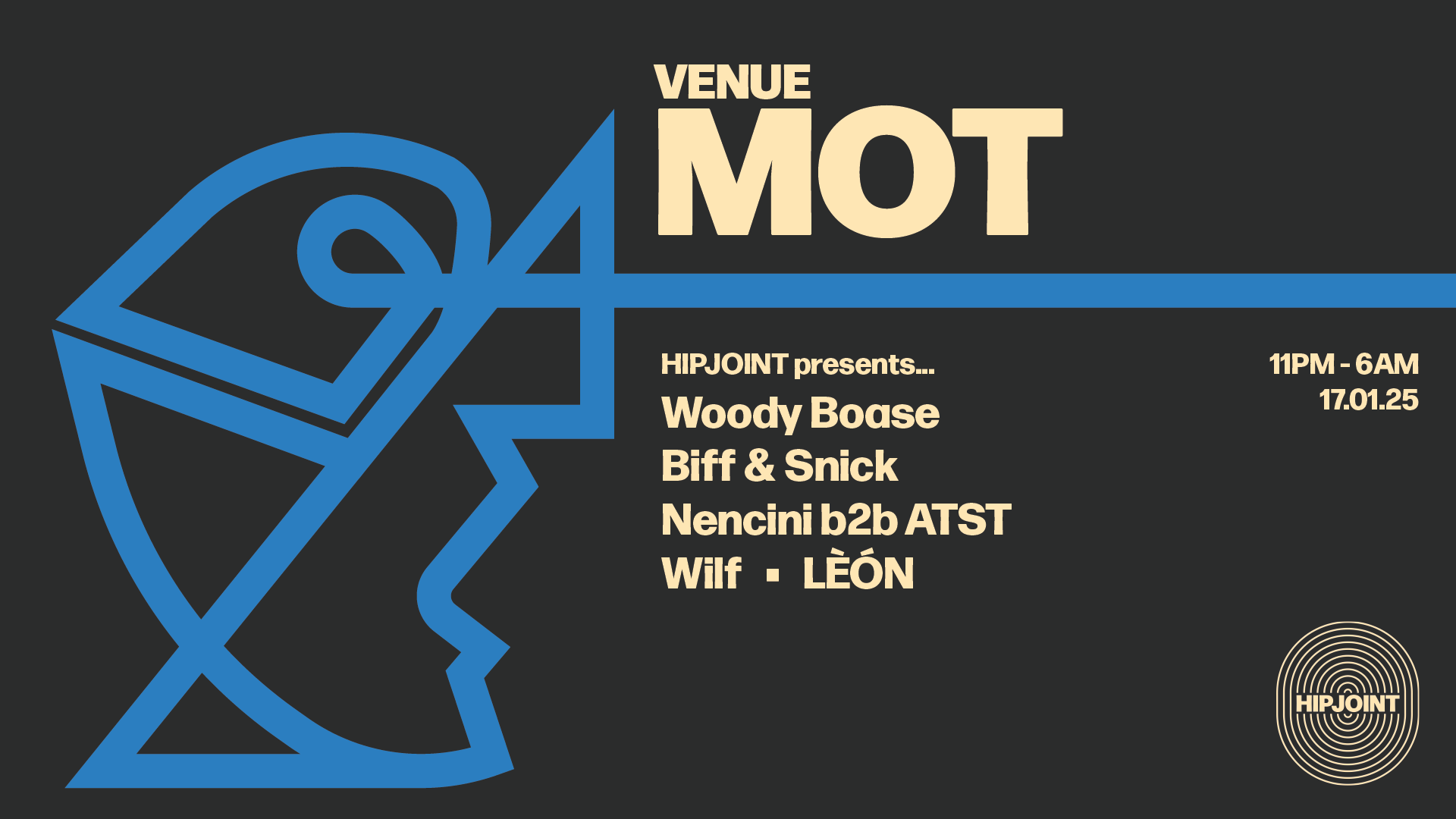 HIPJOINT at Venue MOT at M.O.T, London