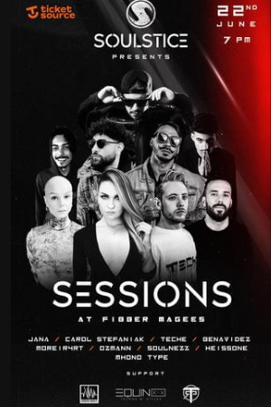 TRP & SOULSTICE - Sessions Night Edition em Fibber Magees, Dublin