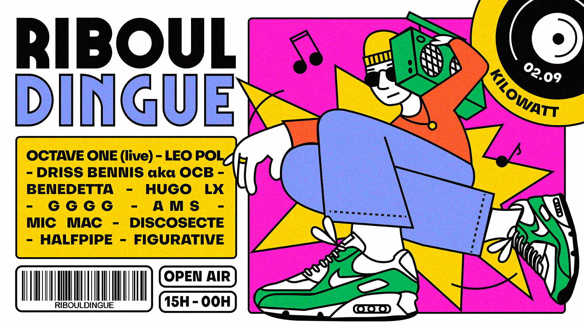 Open air - Octave One, Leo Pol, OCB, Benedetta, Mic Mac, Hugo LX ...