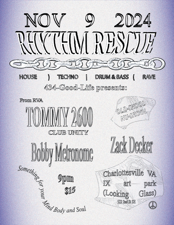 Rhythm Rescue with Tommy 2600, Bobby Metronome, and Zack Decker at TBA ...