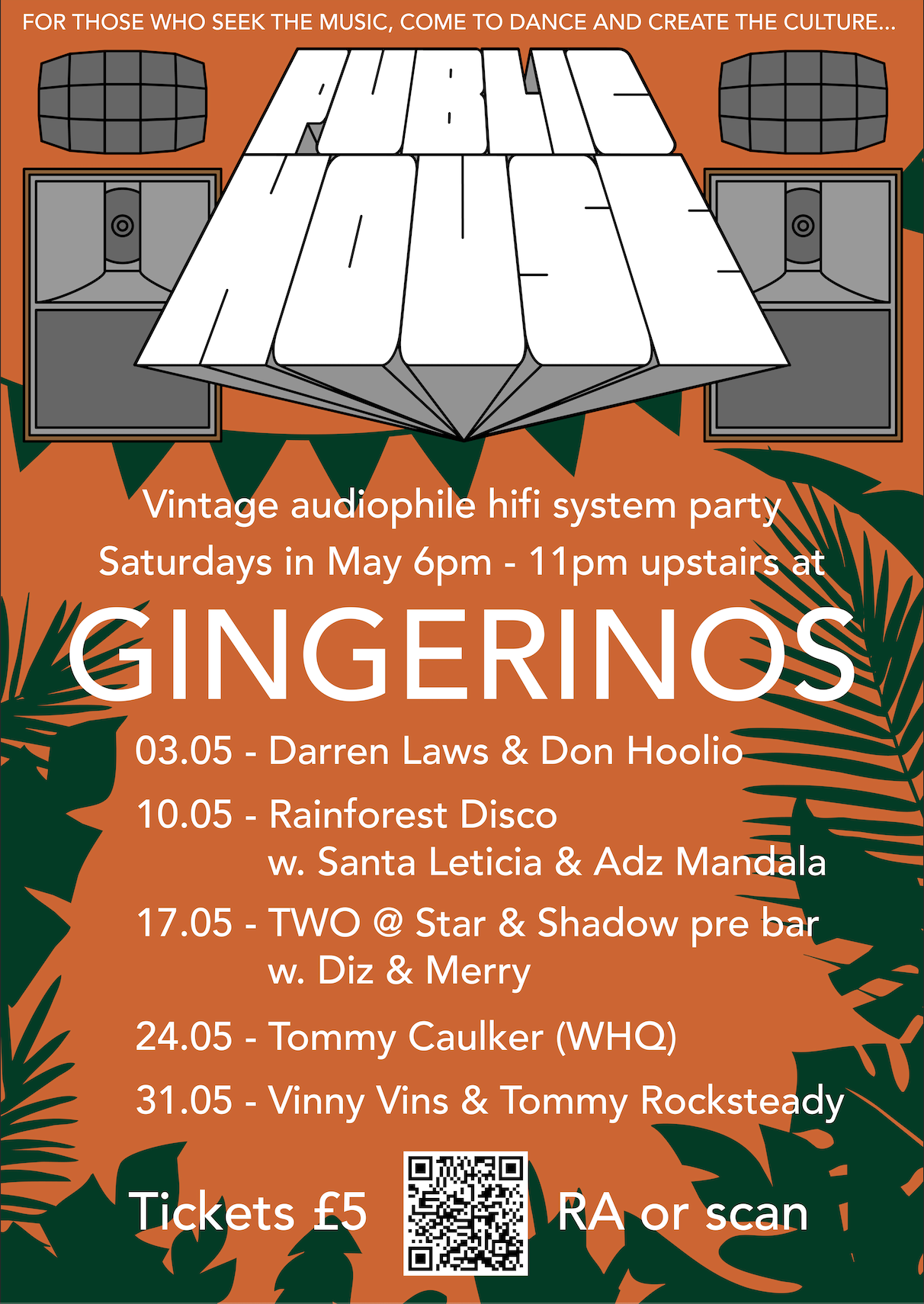 Public House Hifi Party - Rainforest Disco with Santa Leticia & Adz ...